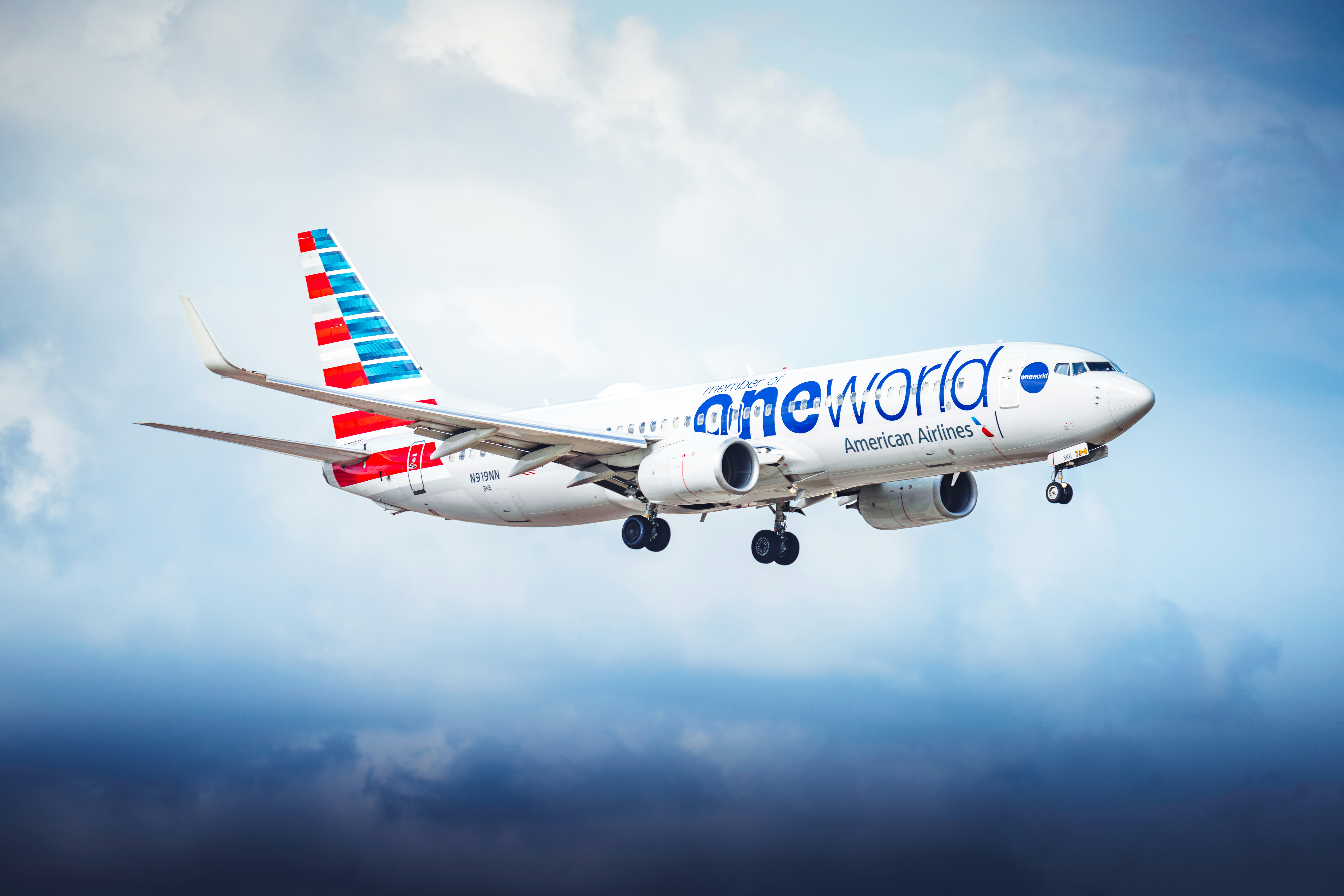 American Airlines A320: Cresting the Sky with Bold Tail in Flight