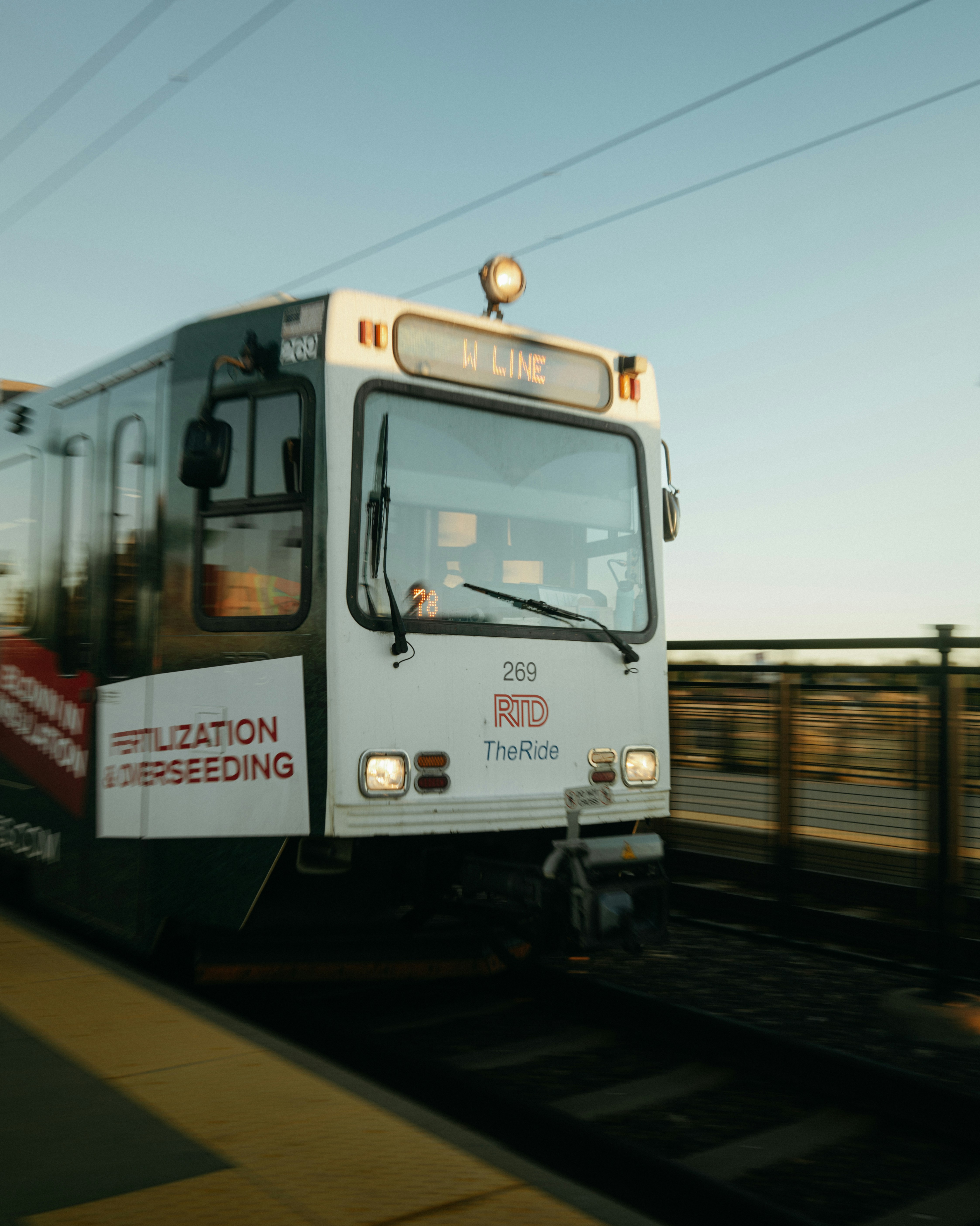 Morning Rail: A Blurred Ride into the City Edge