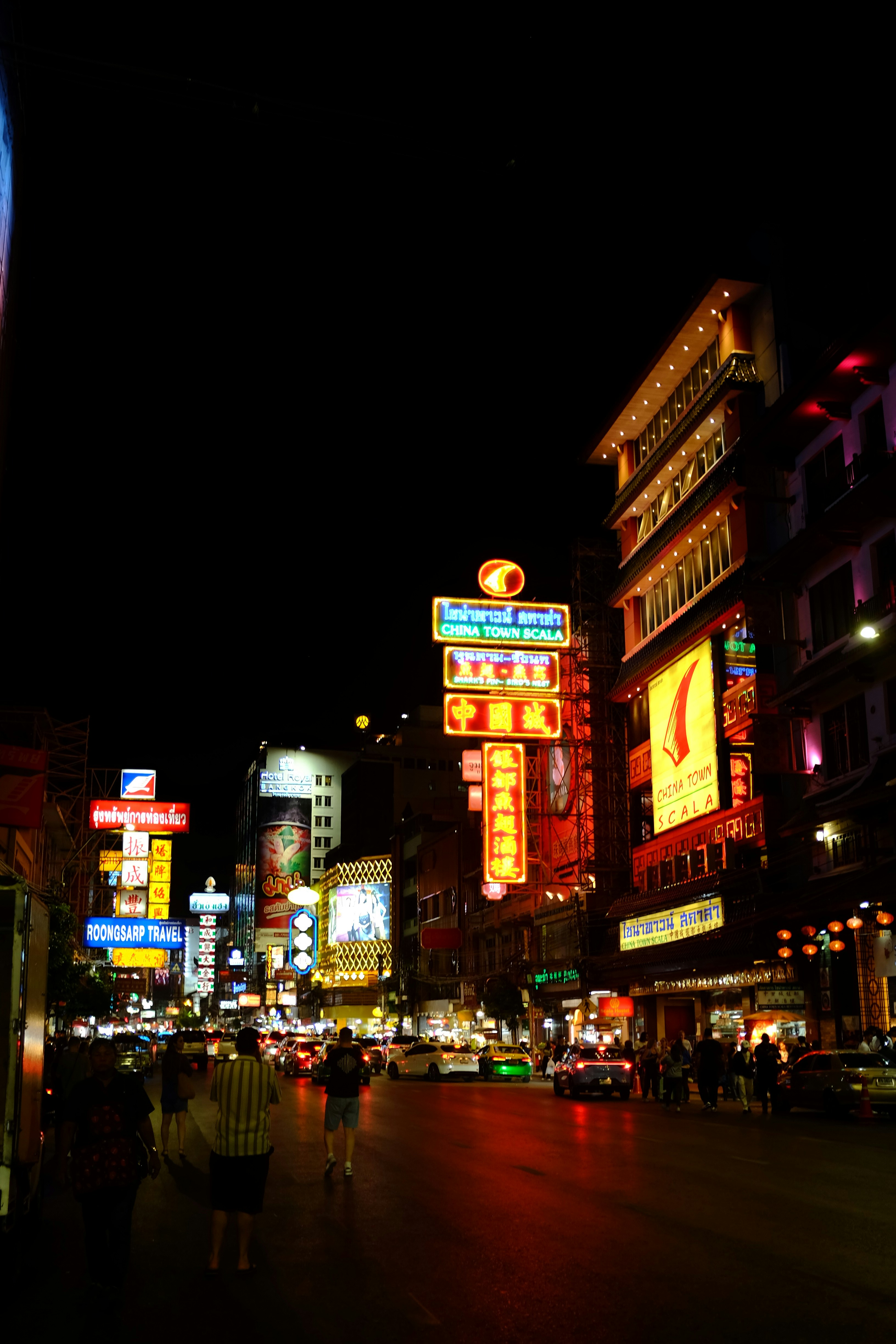 Neon Alley: Night Street of Glowing Signs