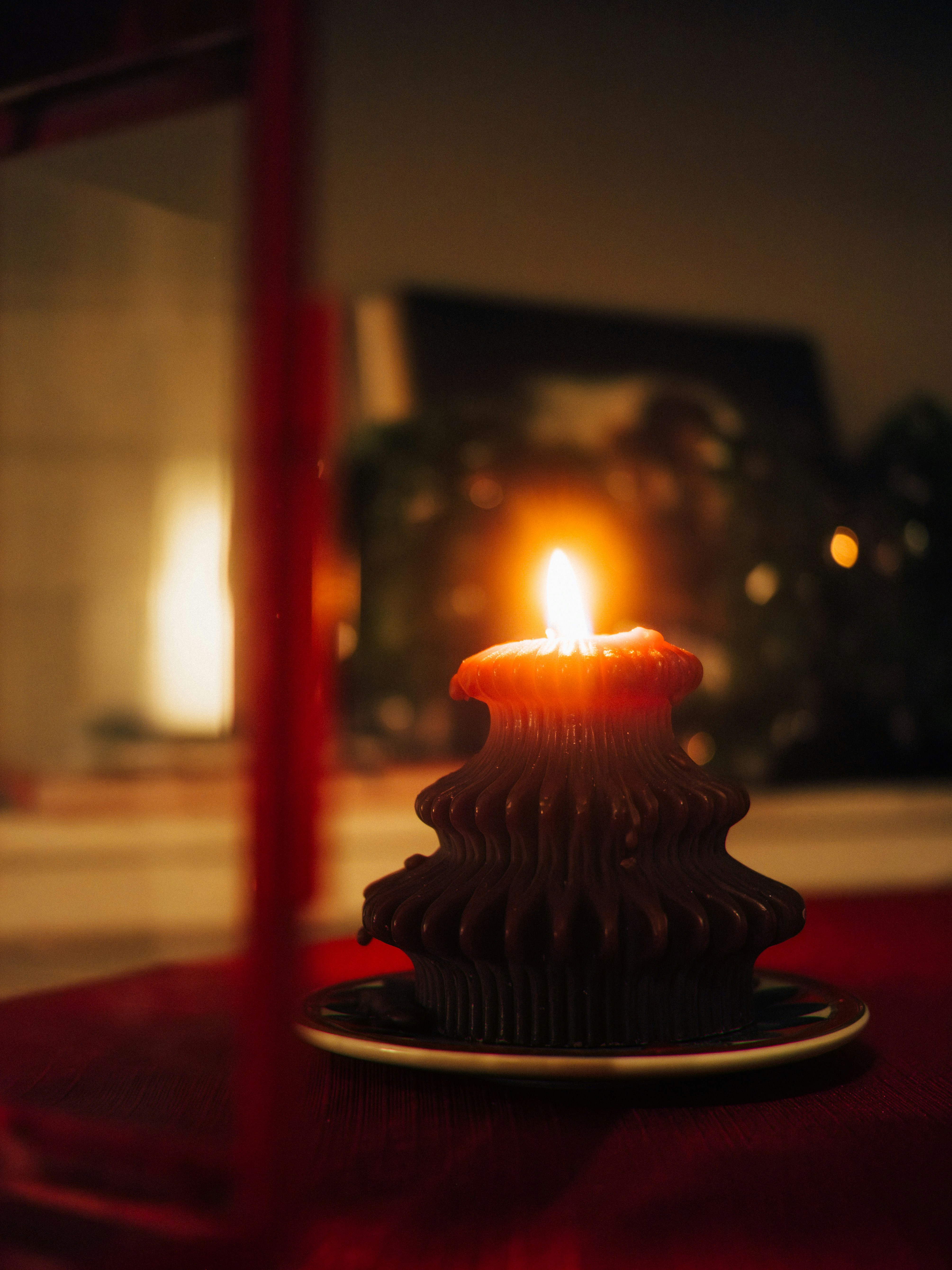 Candle Crown: A Quiet Flame on A Velvet Table