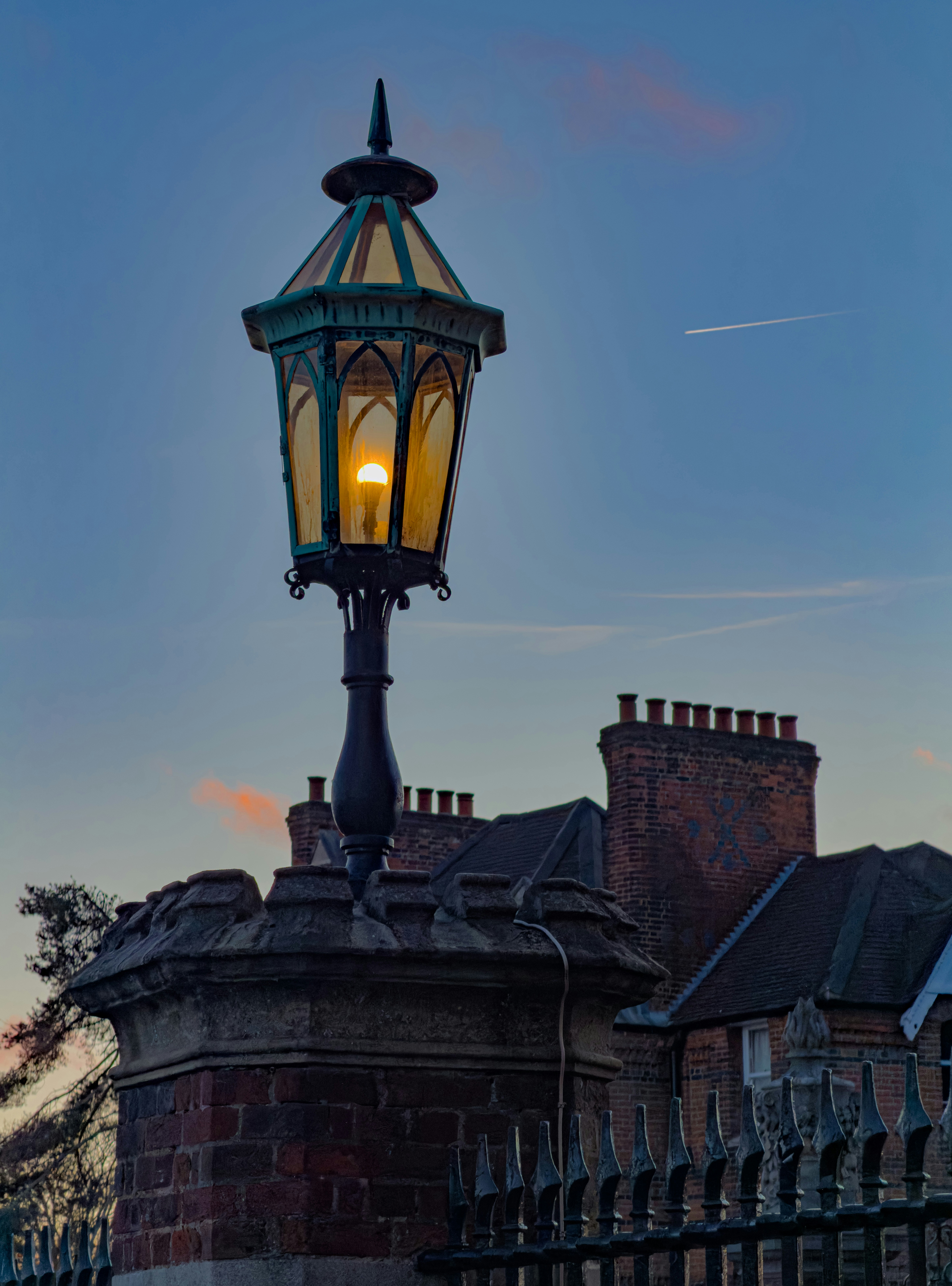 Gaslit Gatekeeper: A Lantern Cornerstone Against Dusk