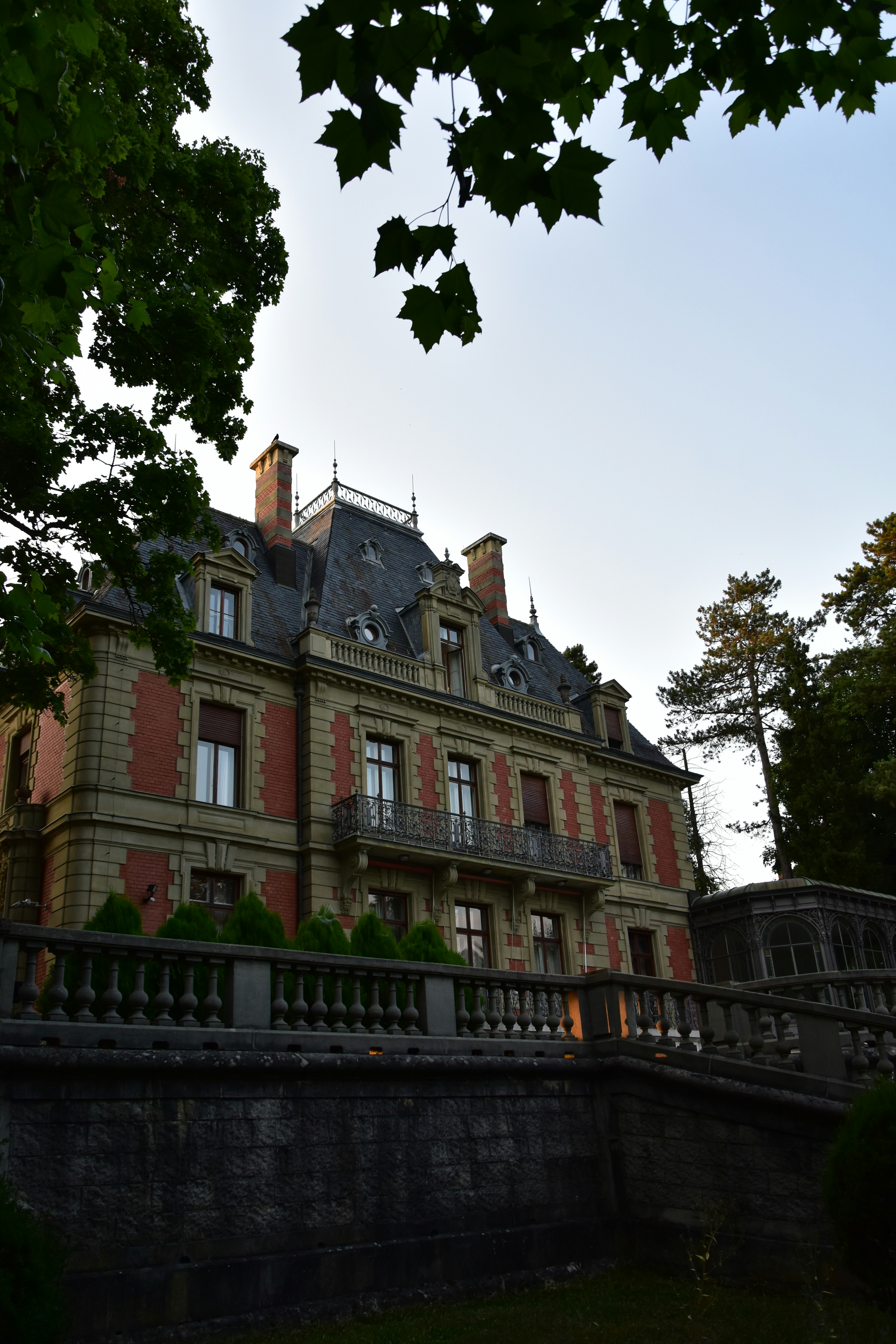 The garden of the Embassy of the CR in Bern