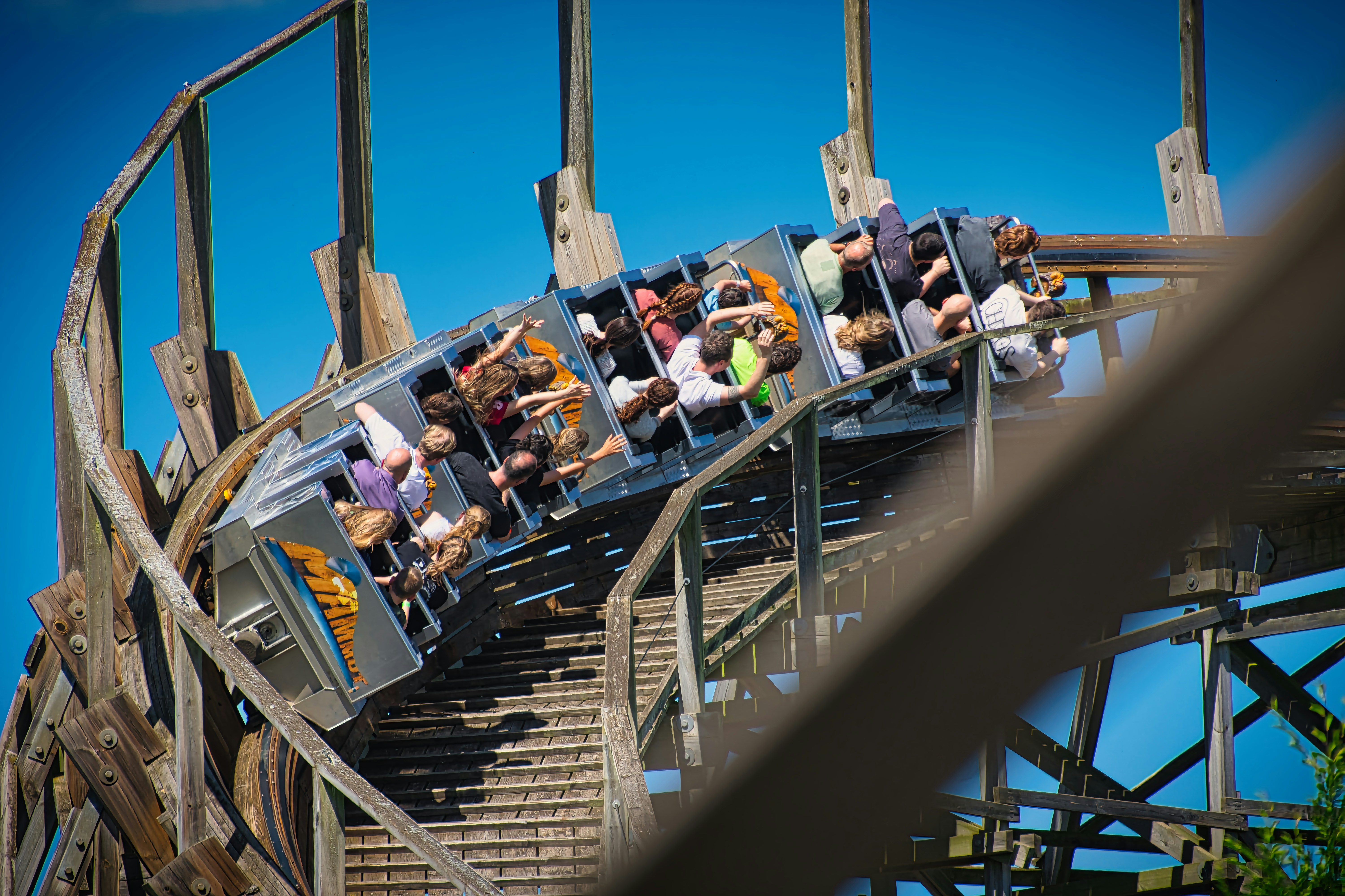 Whipped around in the Wood: A Tilted Ride of Faces and Ferrous Rails