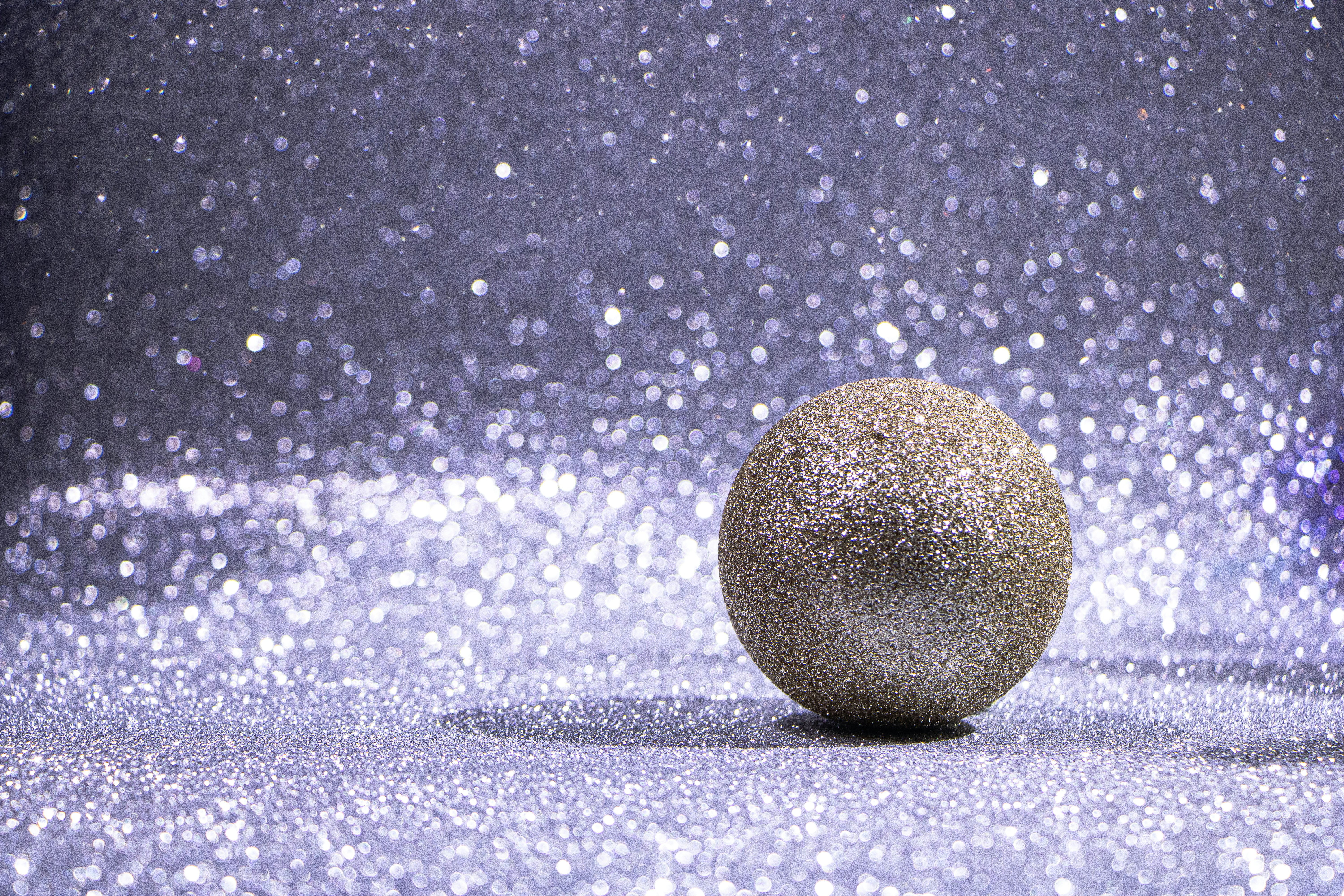 Glittering Ornament on a Velvet Snow