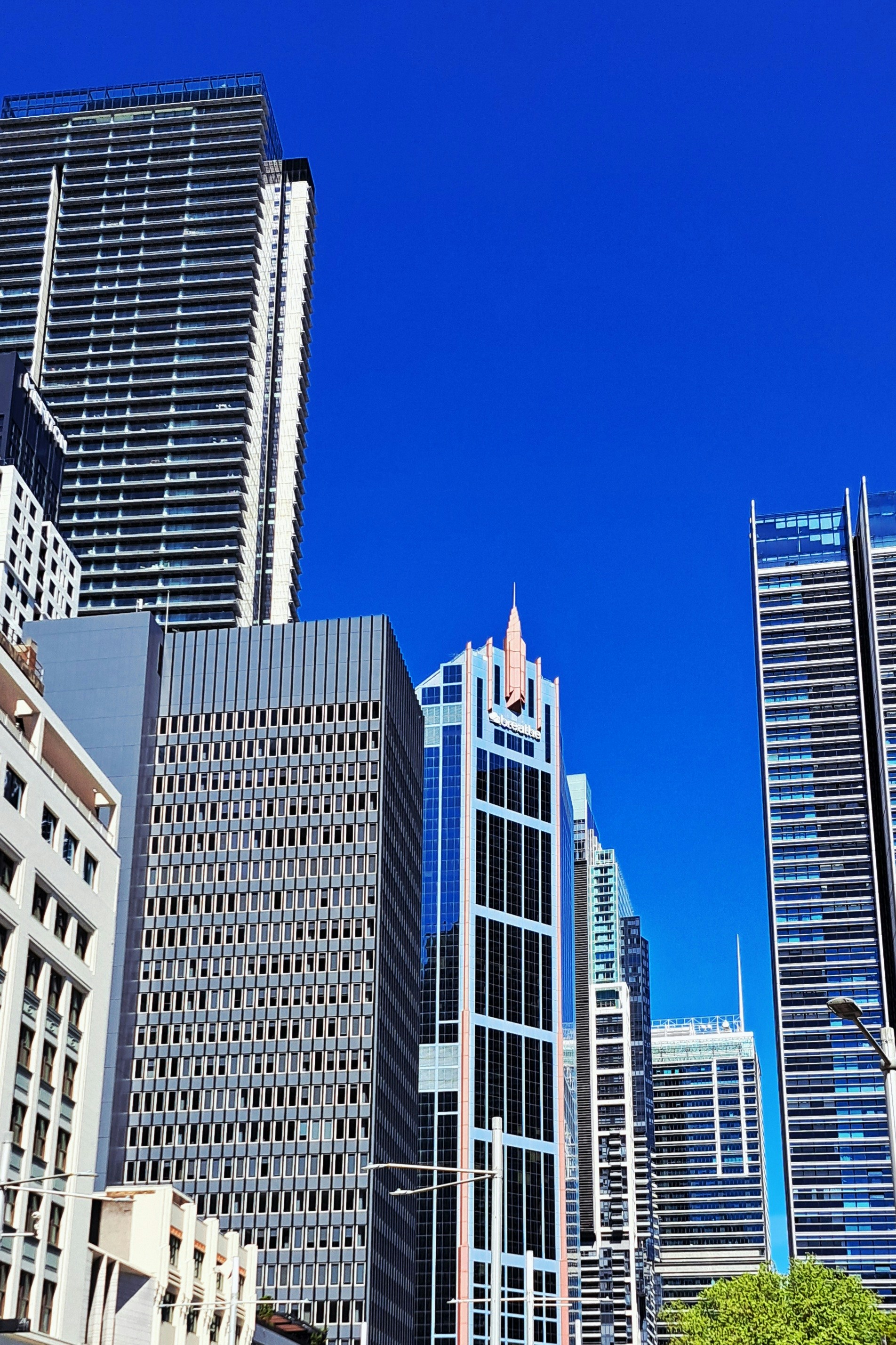 Modern Buildings. Contemporary architecture and city life - Sydney, Australia.