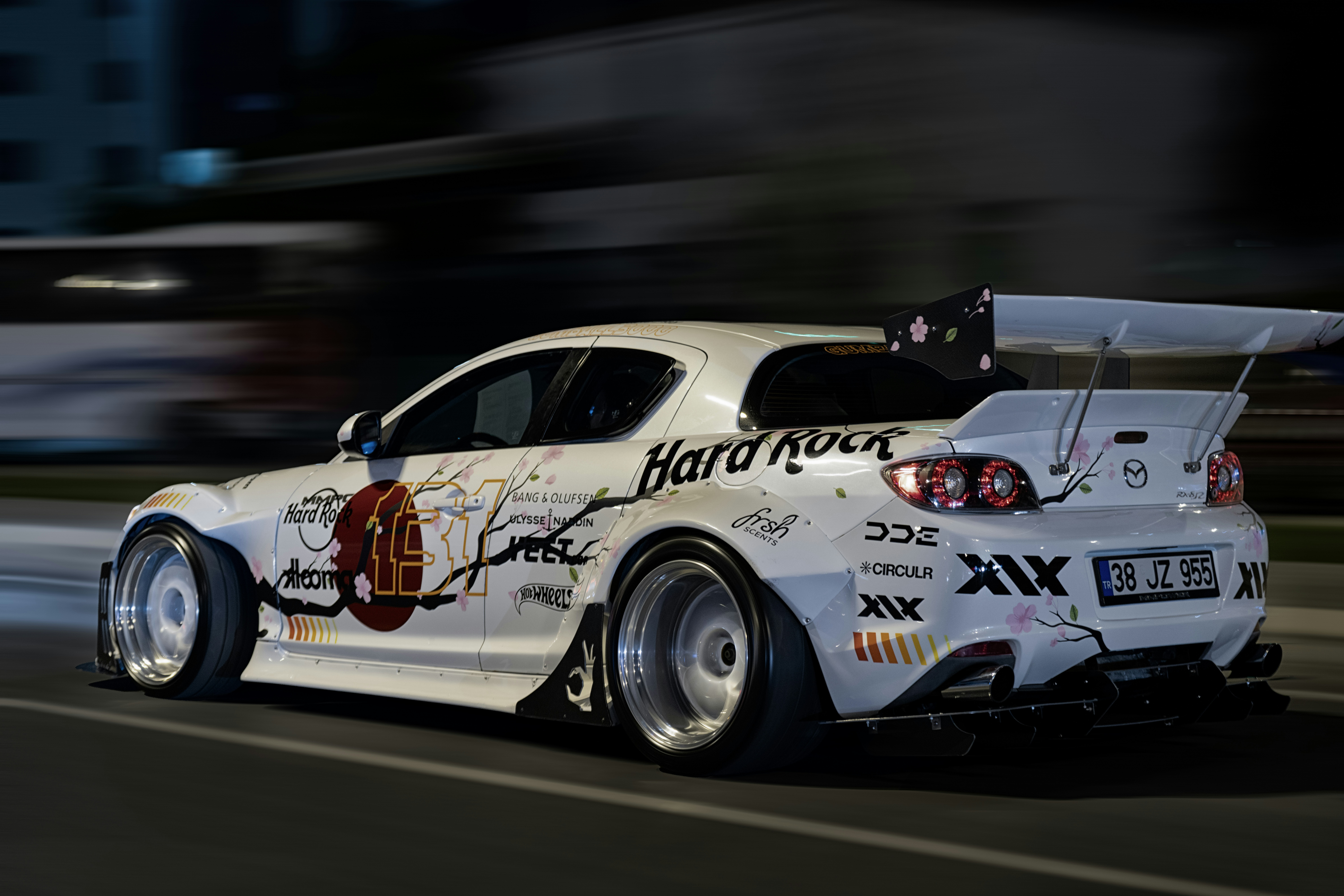 High-velocity White GT Spirit: A Neon-walled Rollout
