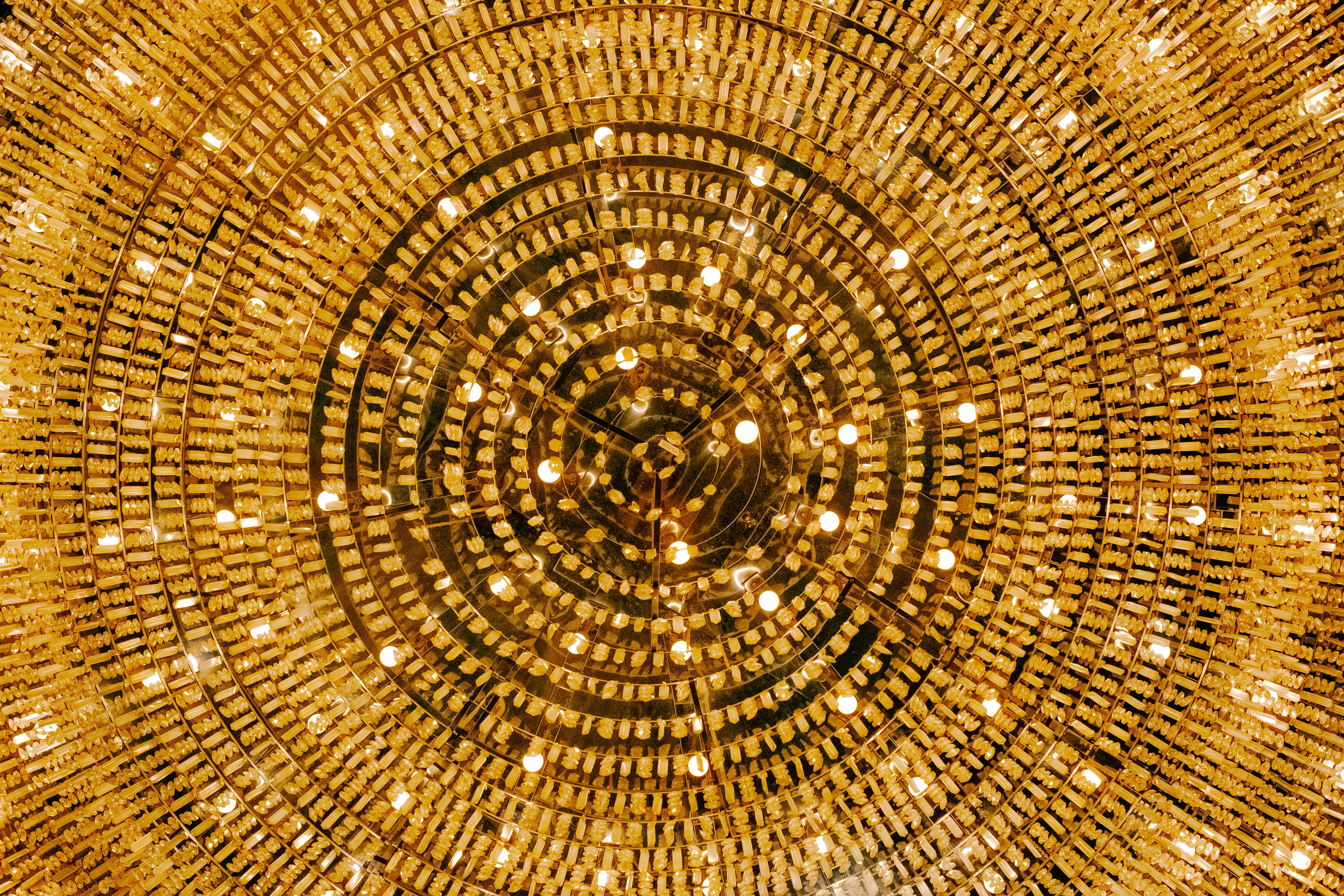 Hushed Radiance: A Golden Concentric Core