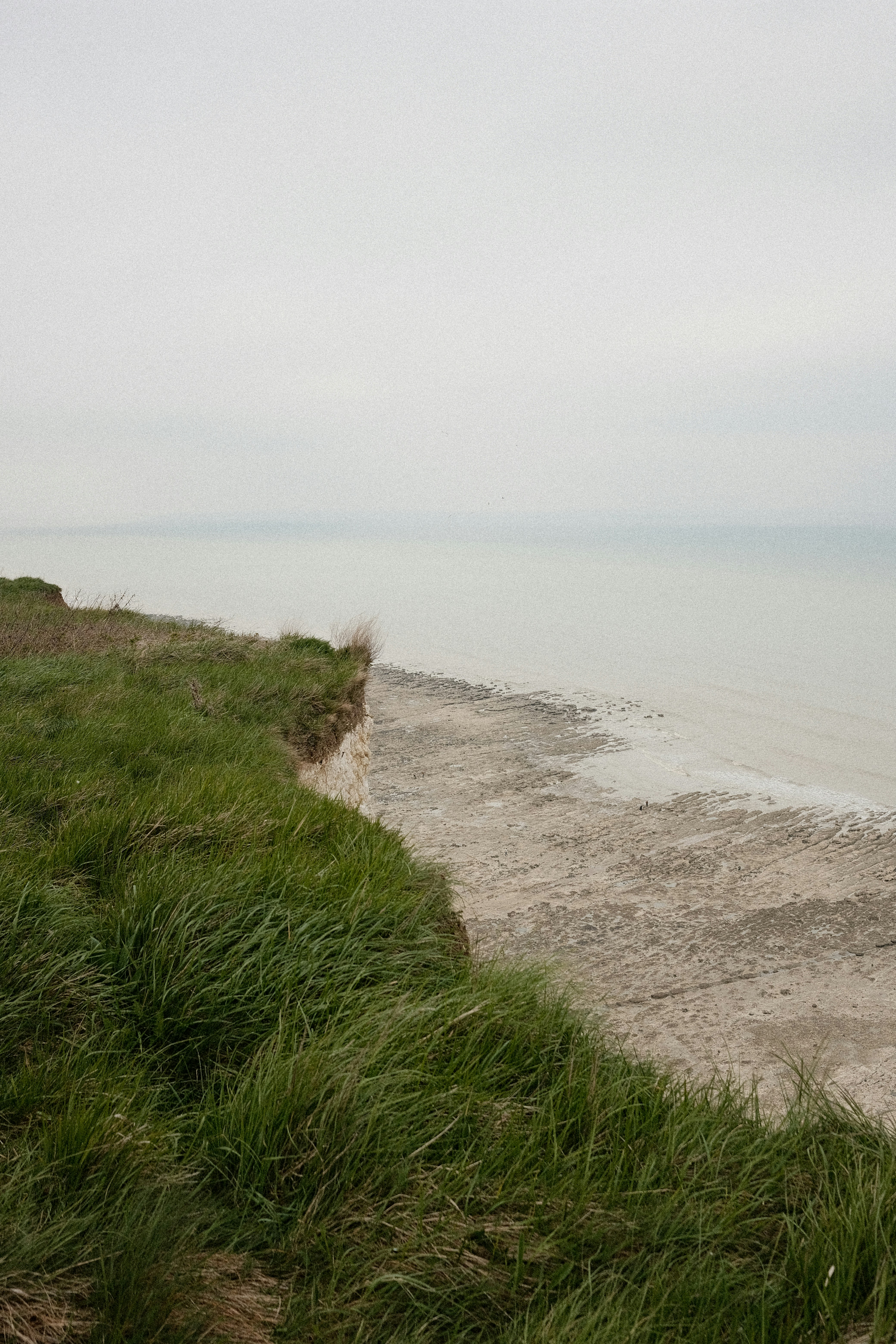 Grassy cliff edge overlooking a calm seaValentin Lacoste