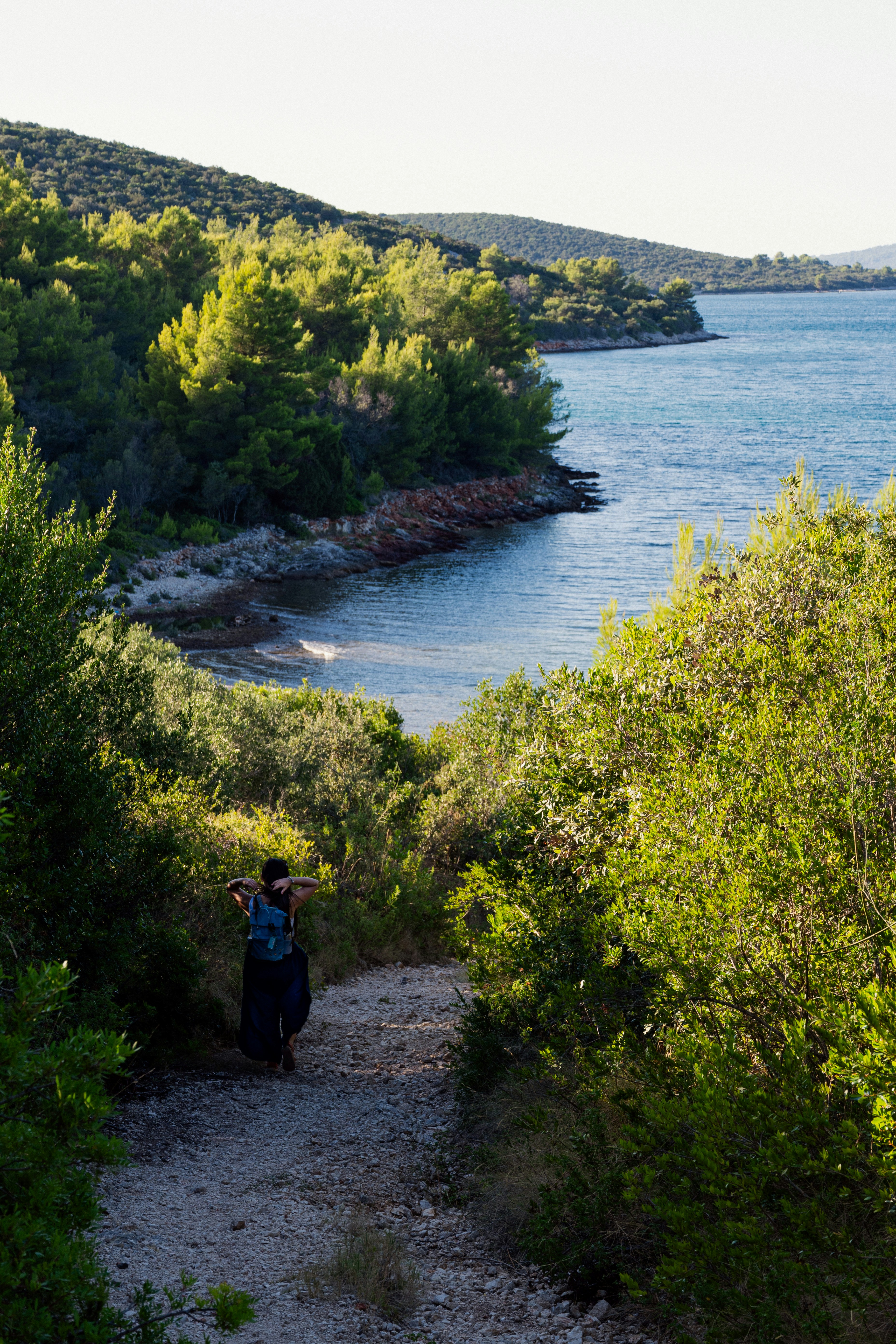 Trail to the Cove: A Quiet Ascent Toward the Sea