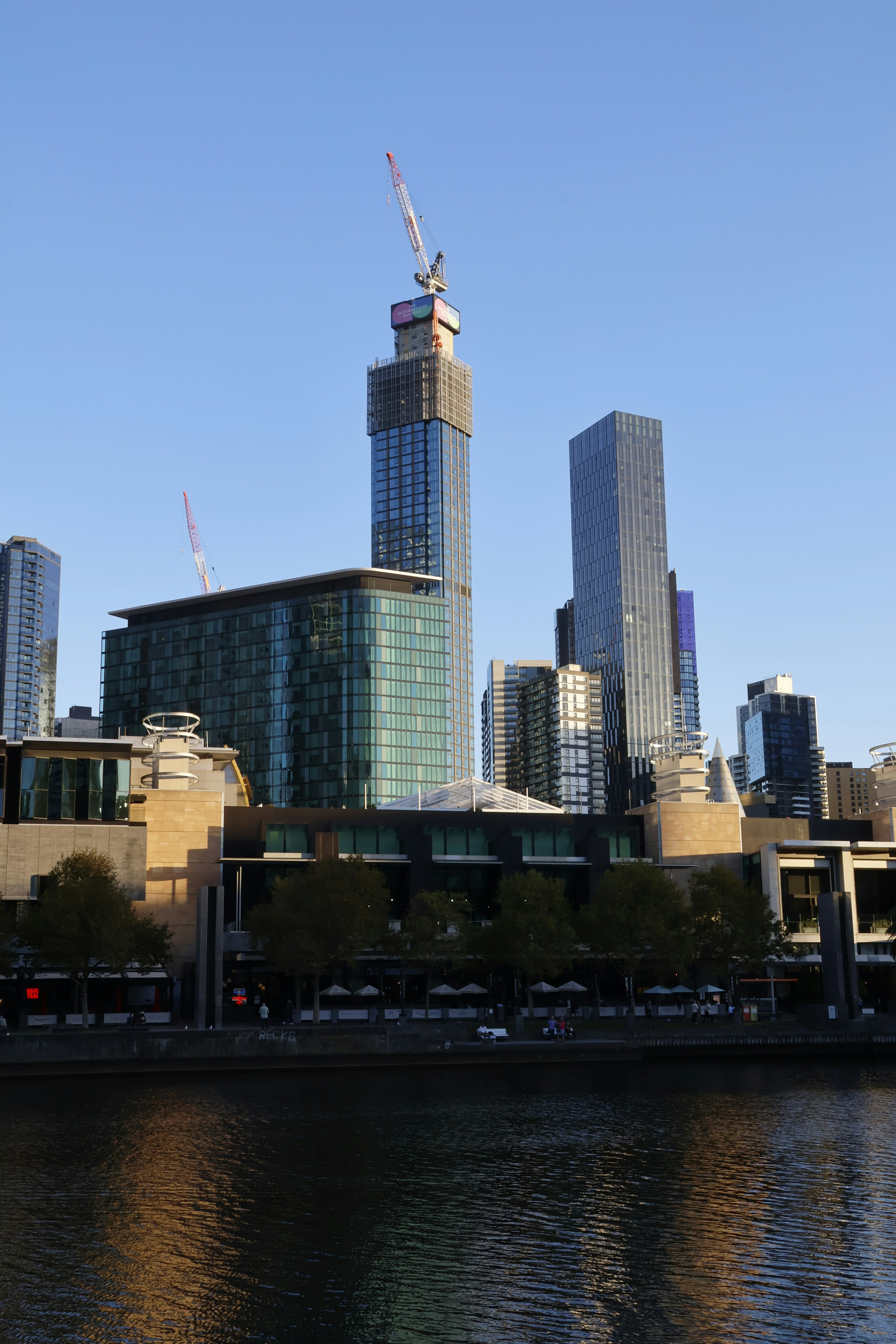 Urban Mirror: Skyline Rising Over the Waterfront