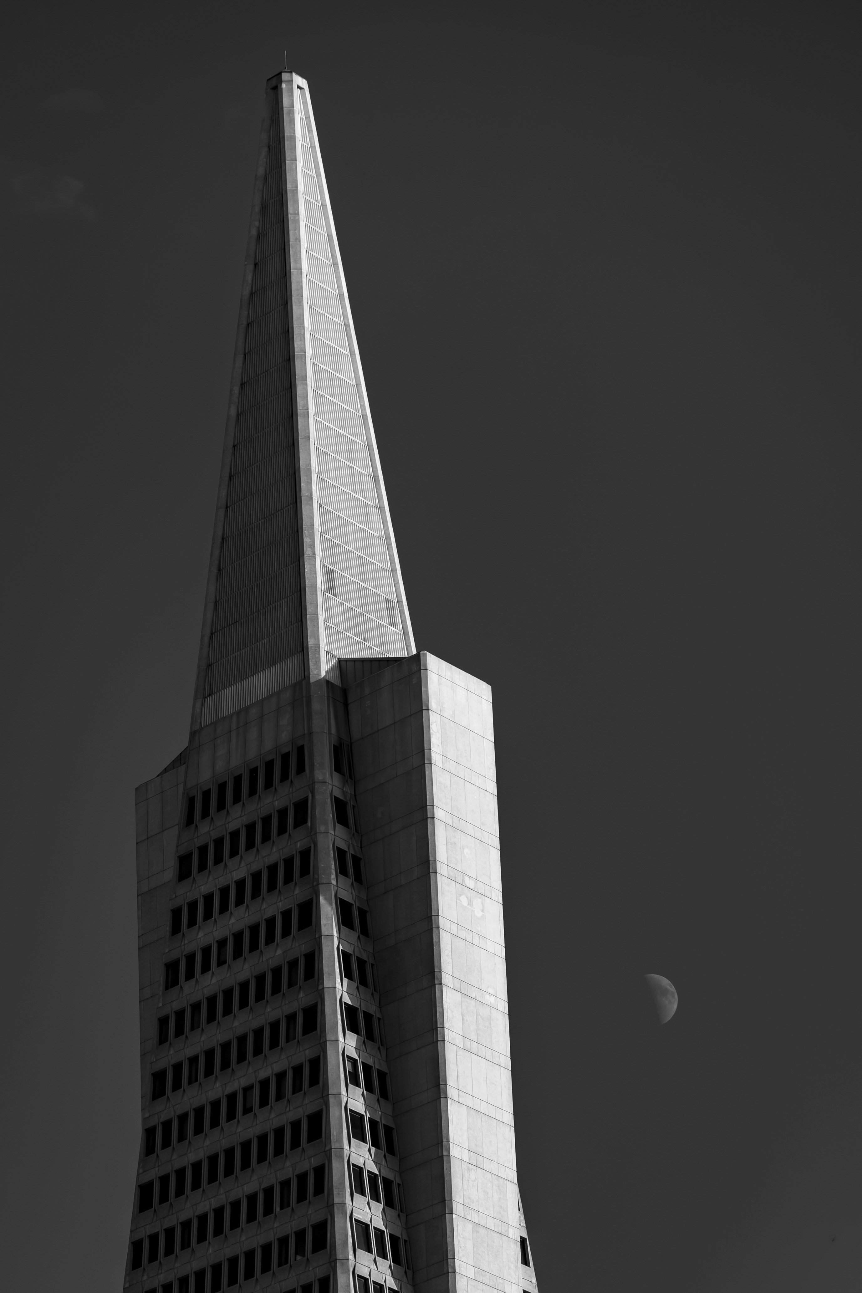 Monolithic Obelisk Reaching the Sky at Dusk