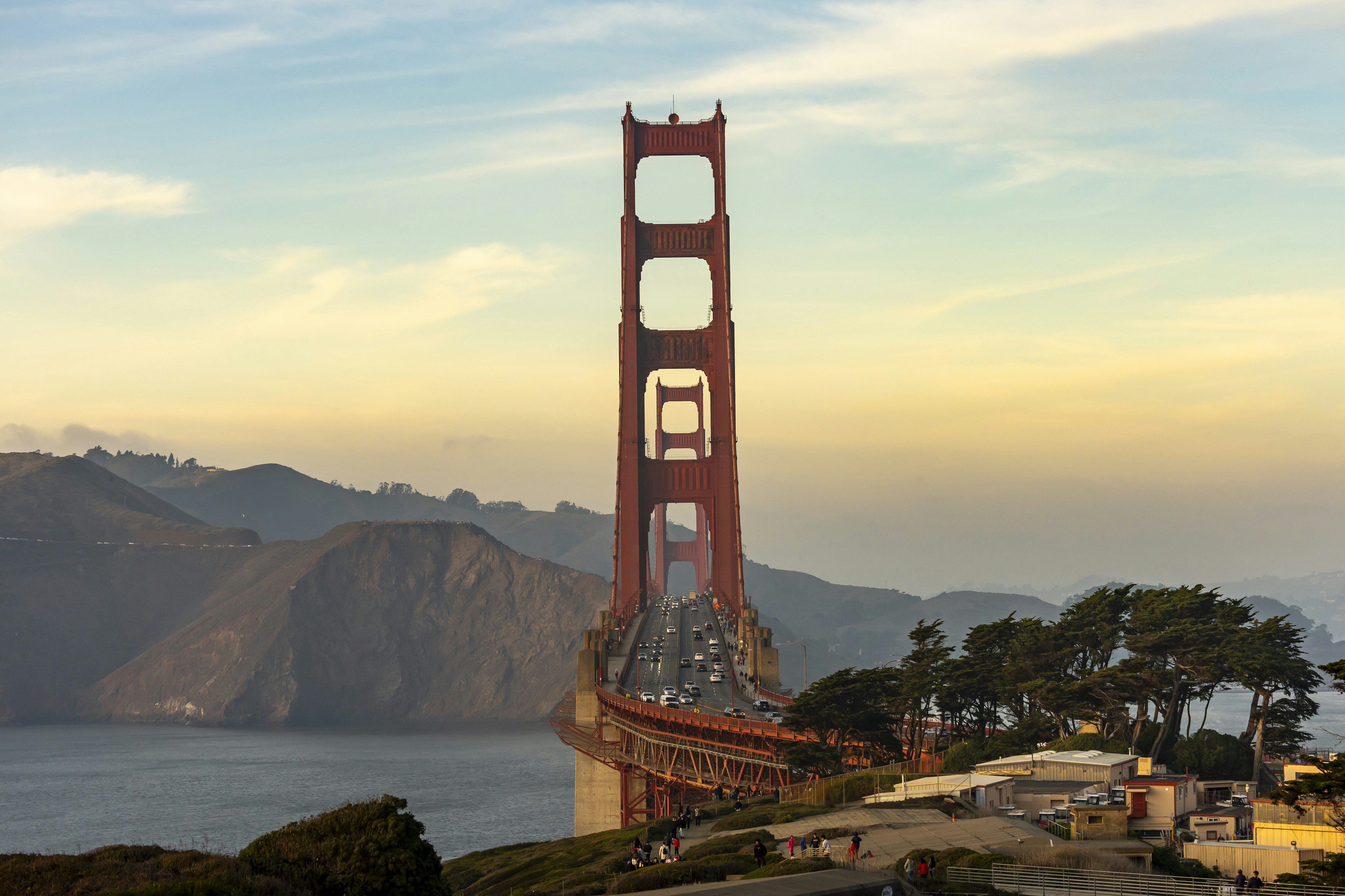 Golden Gate Glow: The Bridge at Dusk