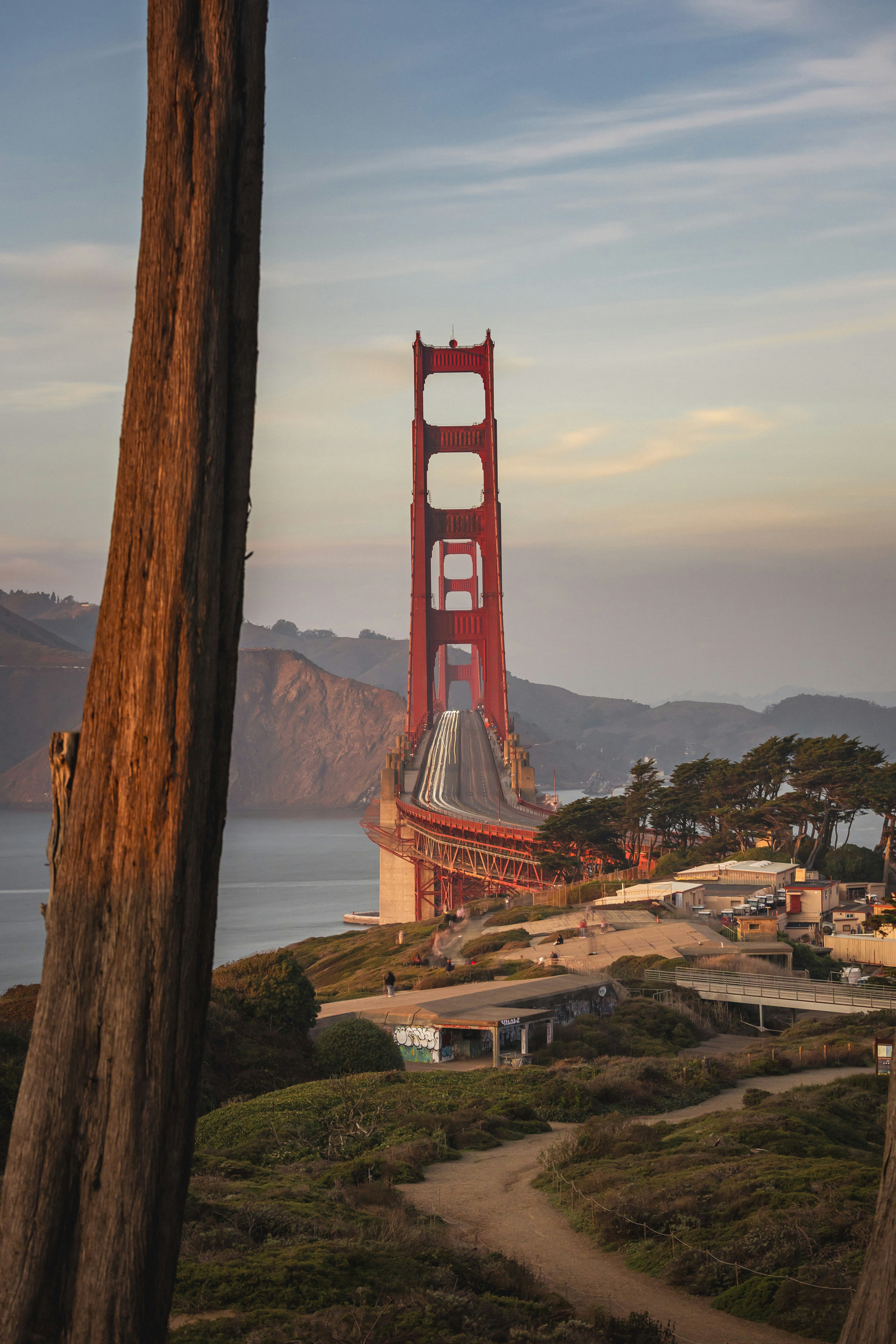 Golden Gate in Focus: A Sunset Thread Through the Bridge