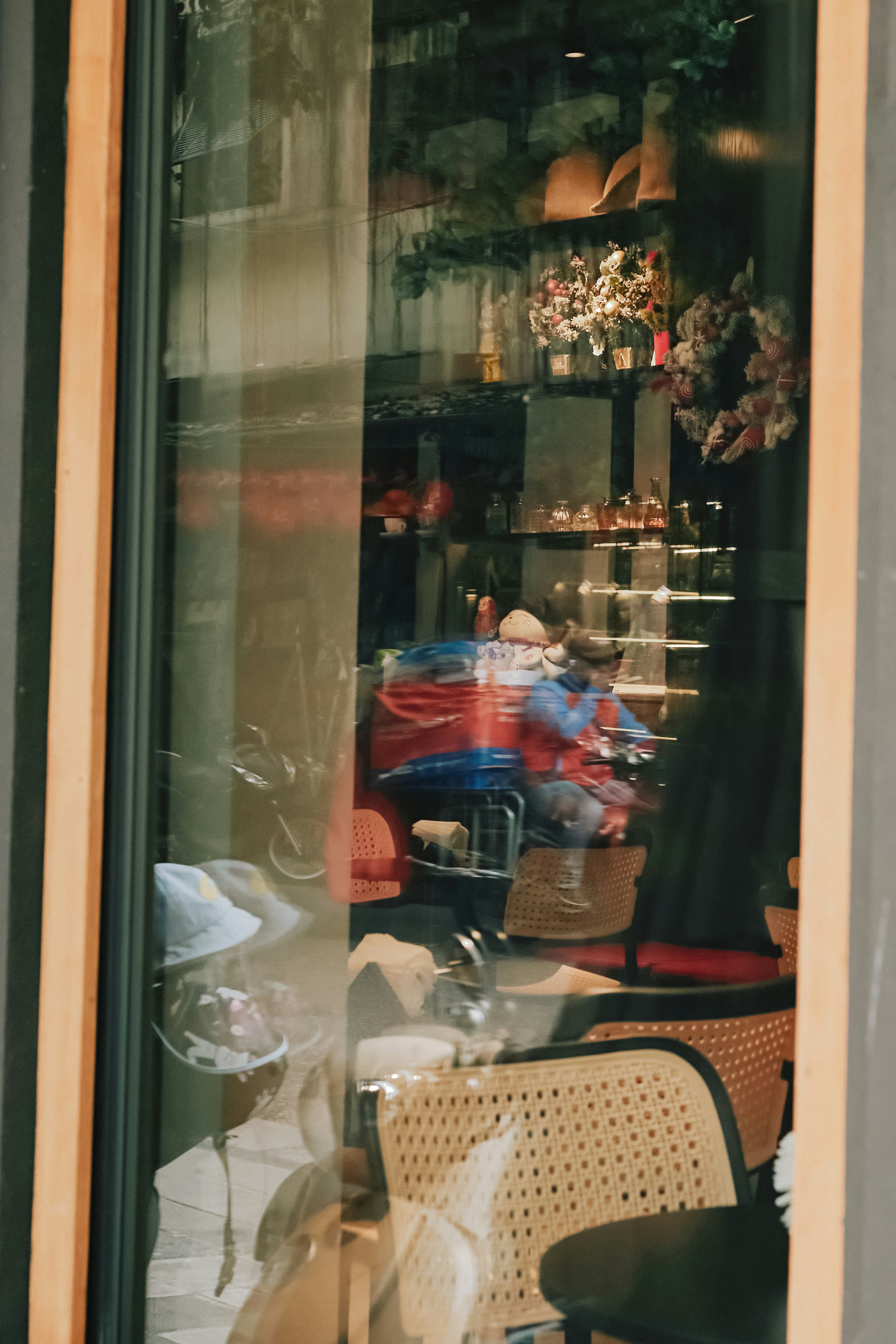 Through the Glass, Reflections of a Café Interior