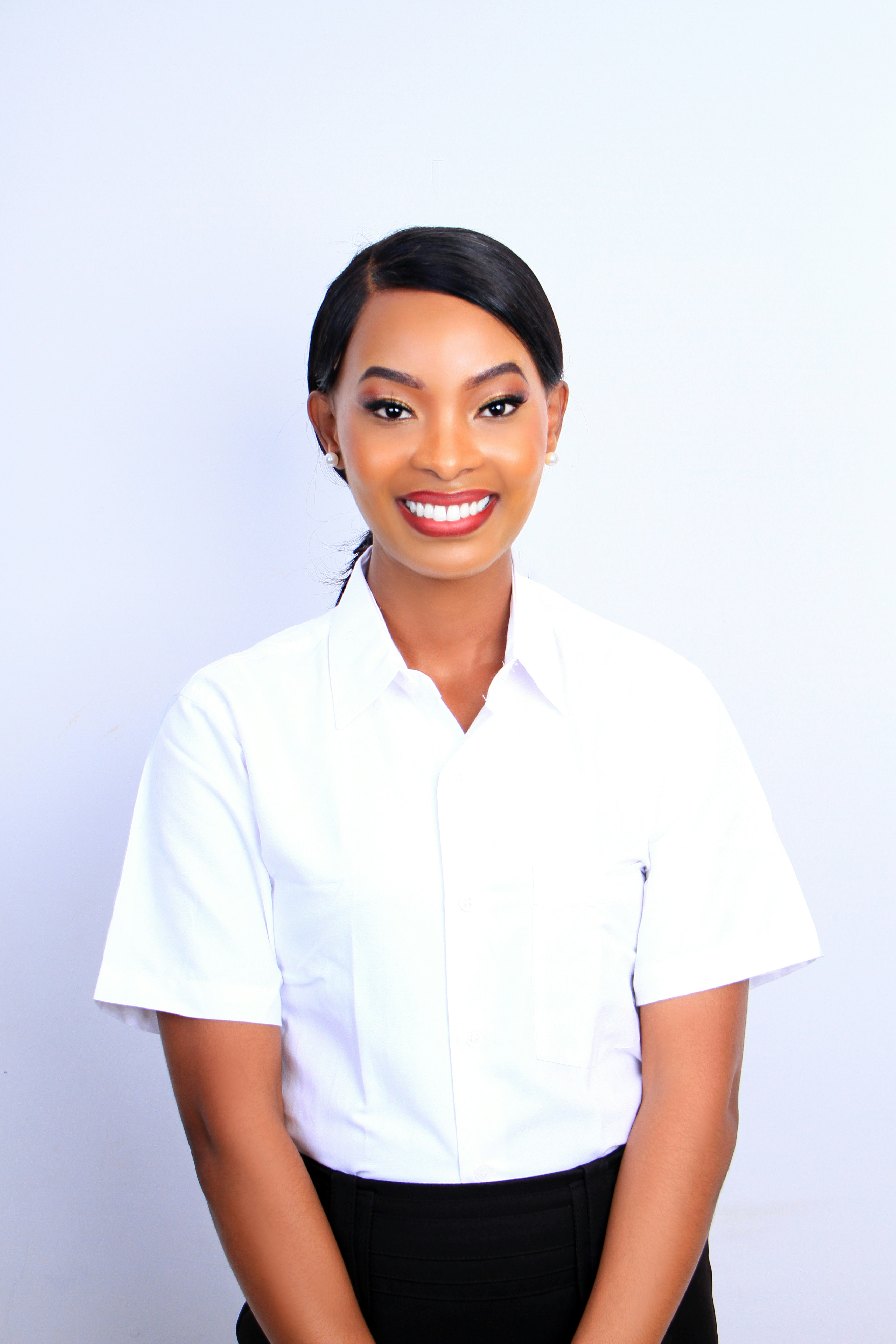 Bright Confidence: Portrait of a Professional in White