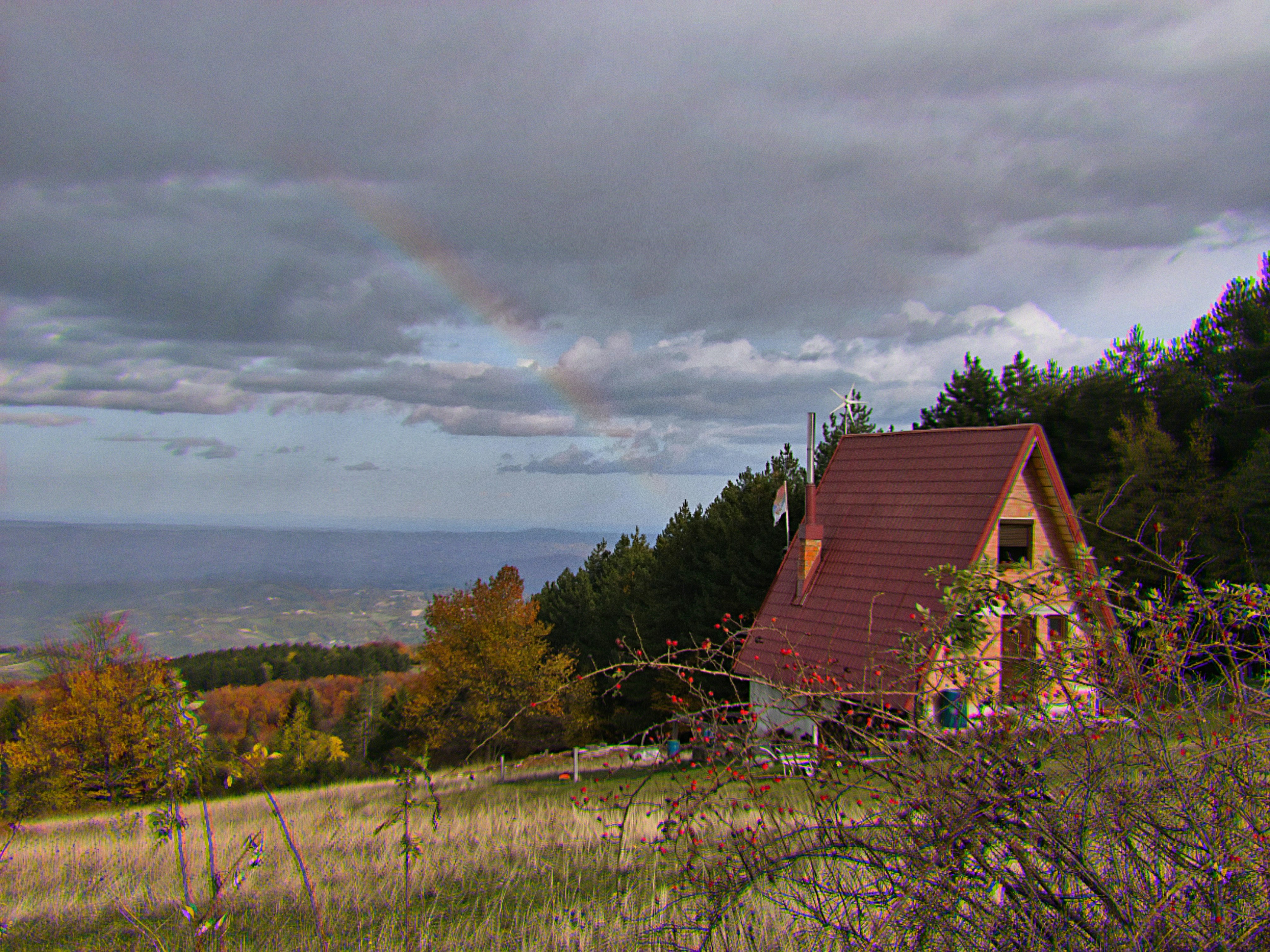 Vikendica na usponu ka Rožnju