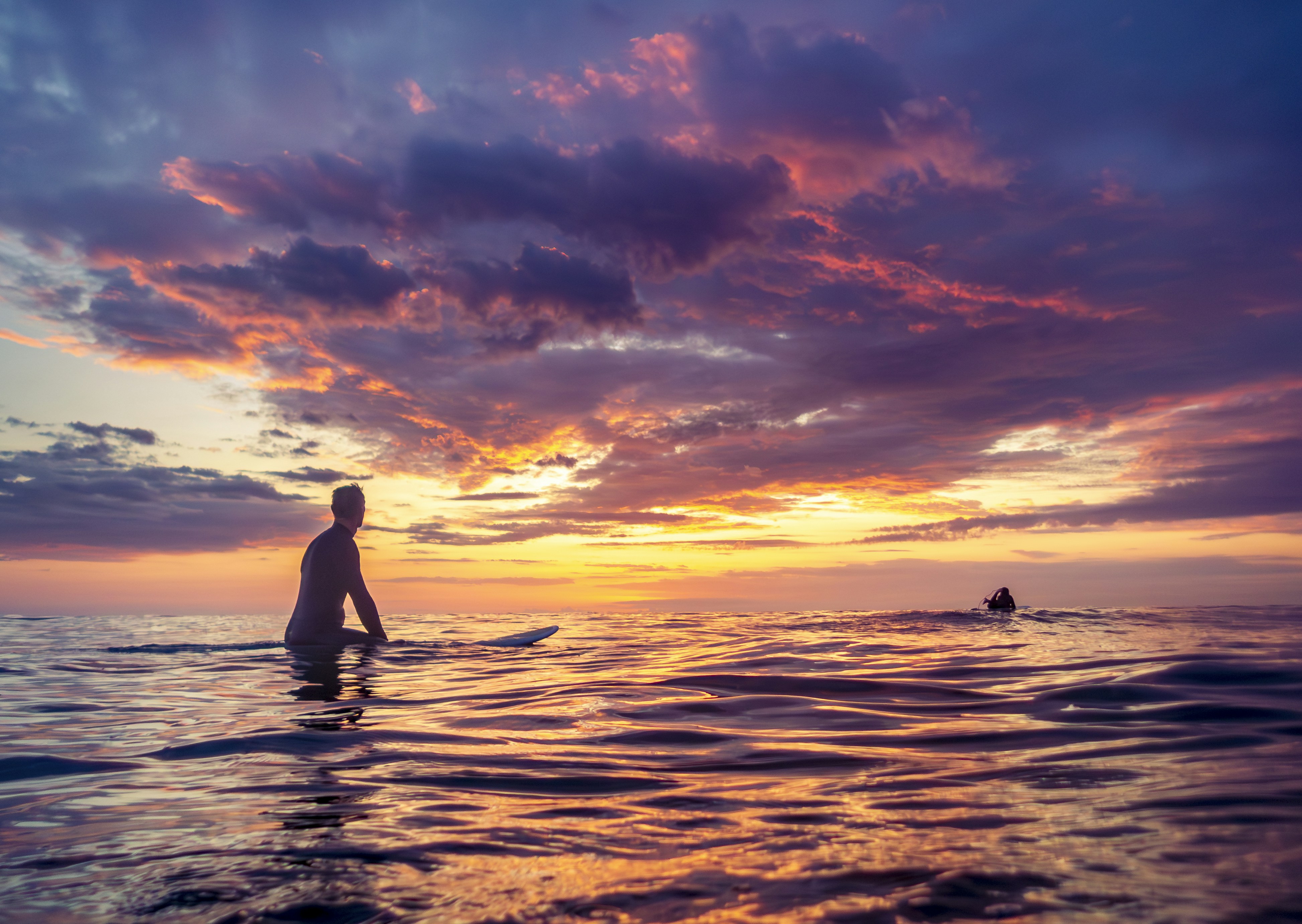 No better place to take in this magical sunset than from the water.
