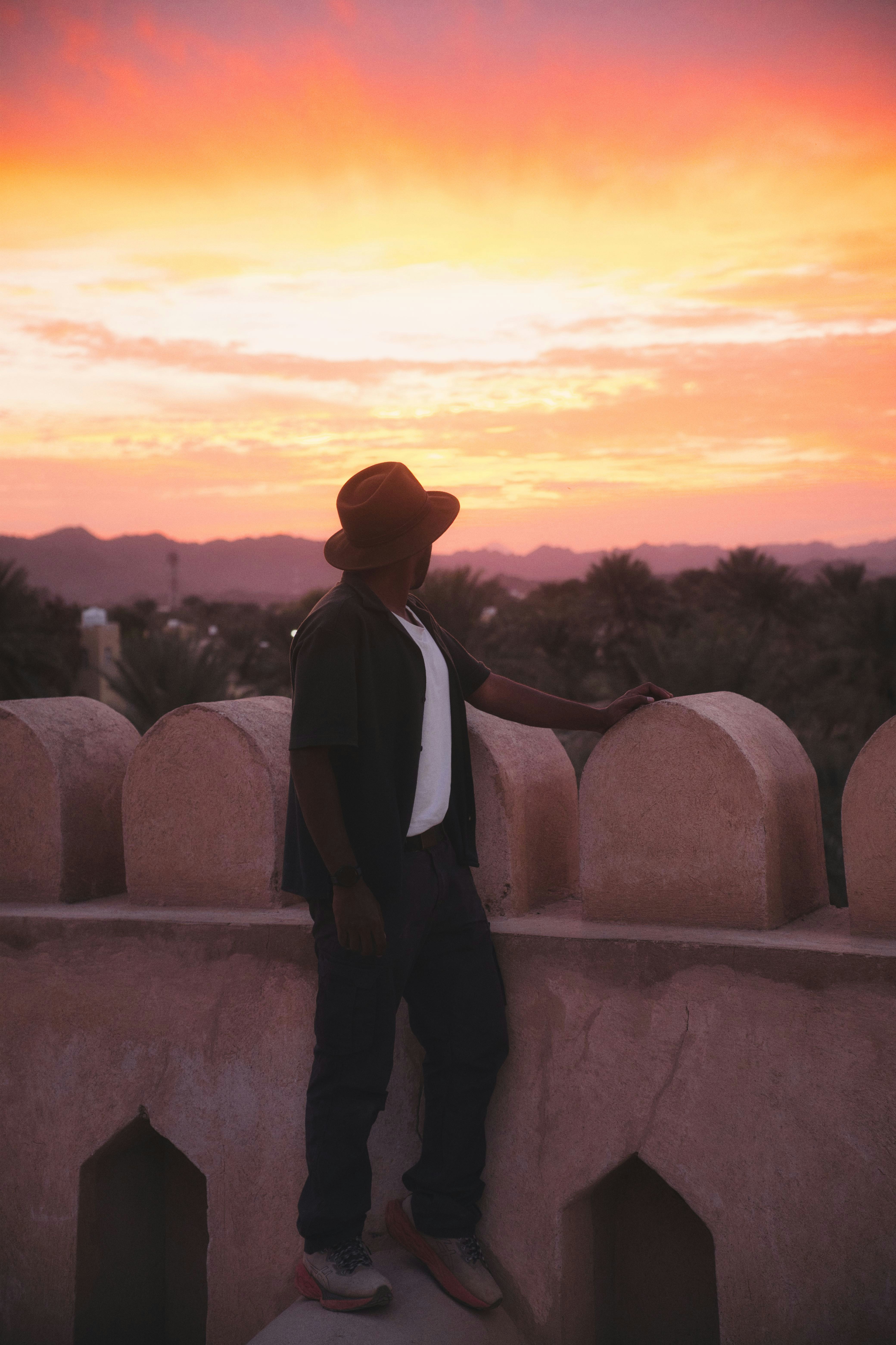 Sunset Silhouette on the Rampart