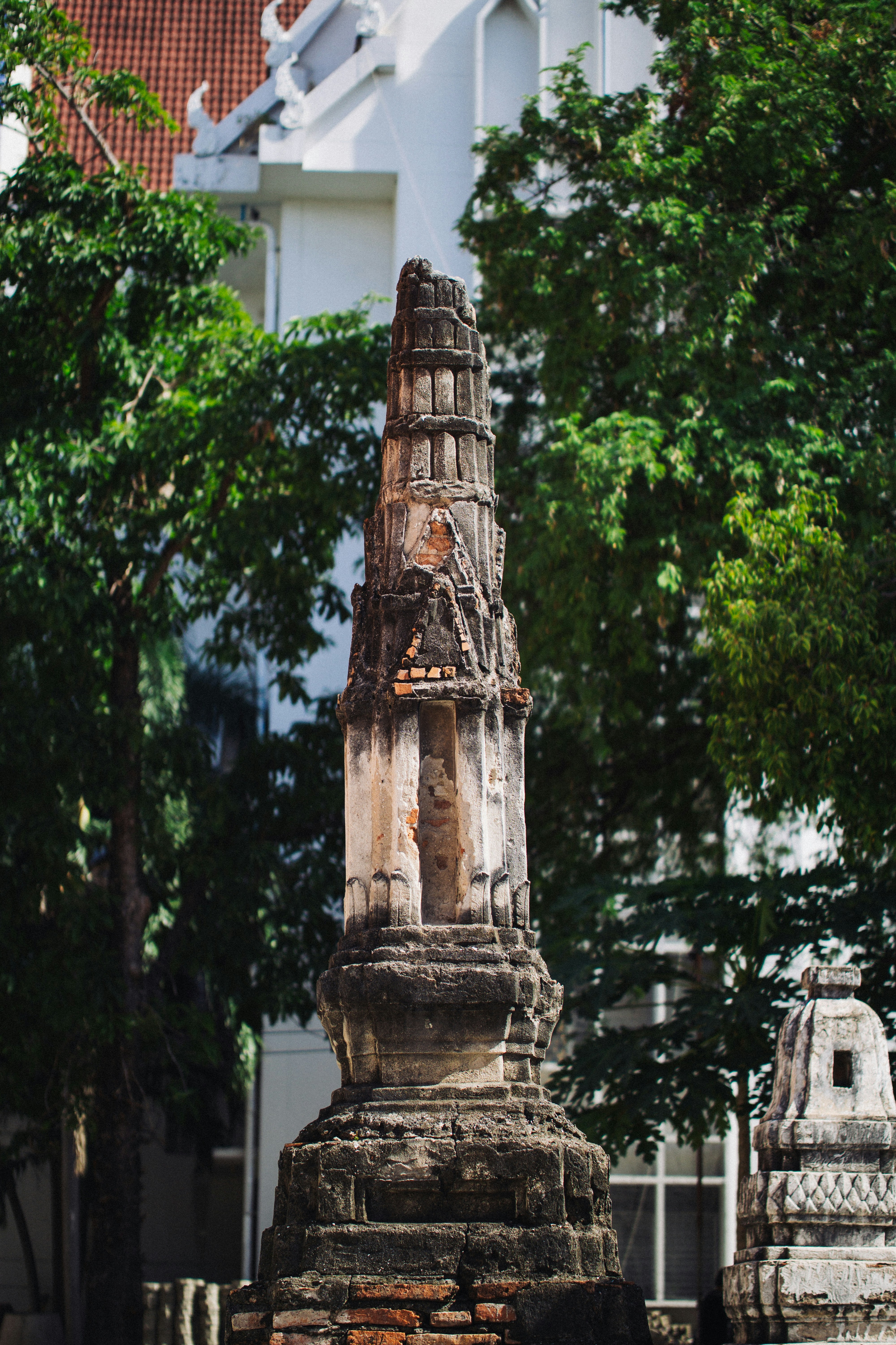 Ancient Obelisk Rising Among Quiet Gardens