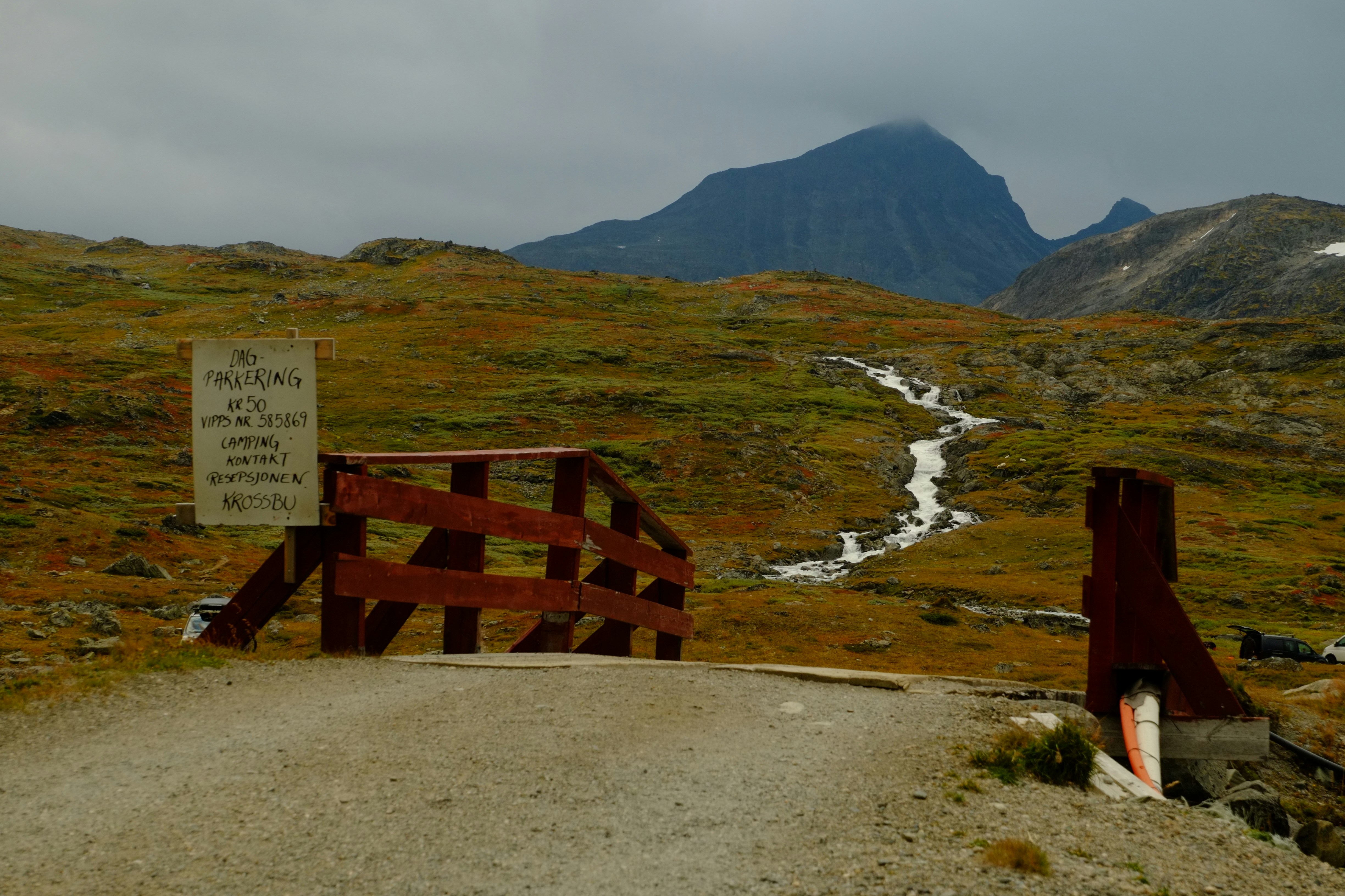 Gate to the Highlands: Weathered Trail and Distant Peak