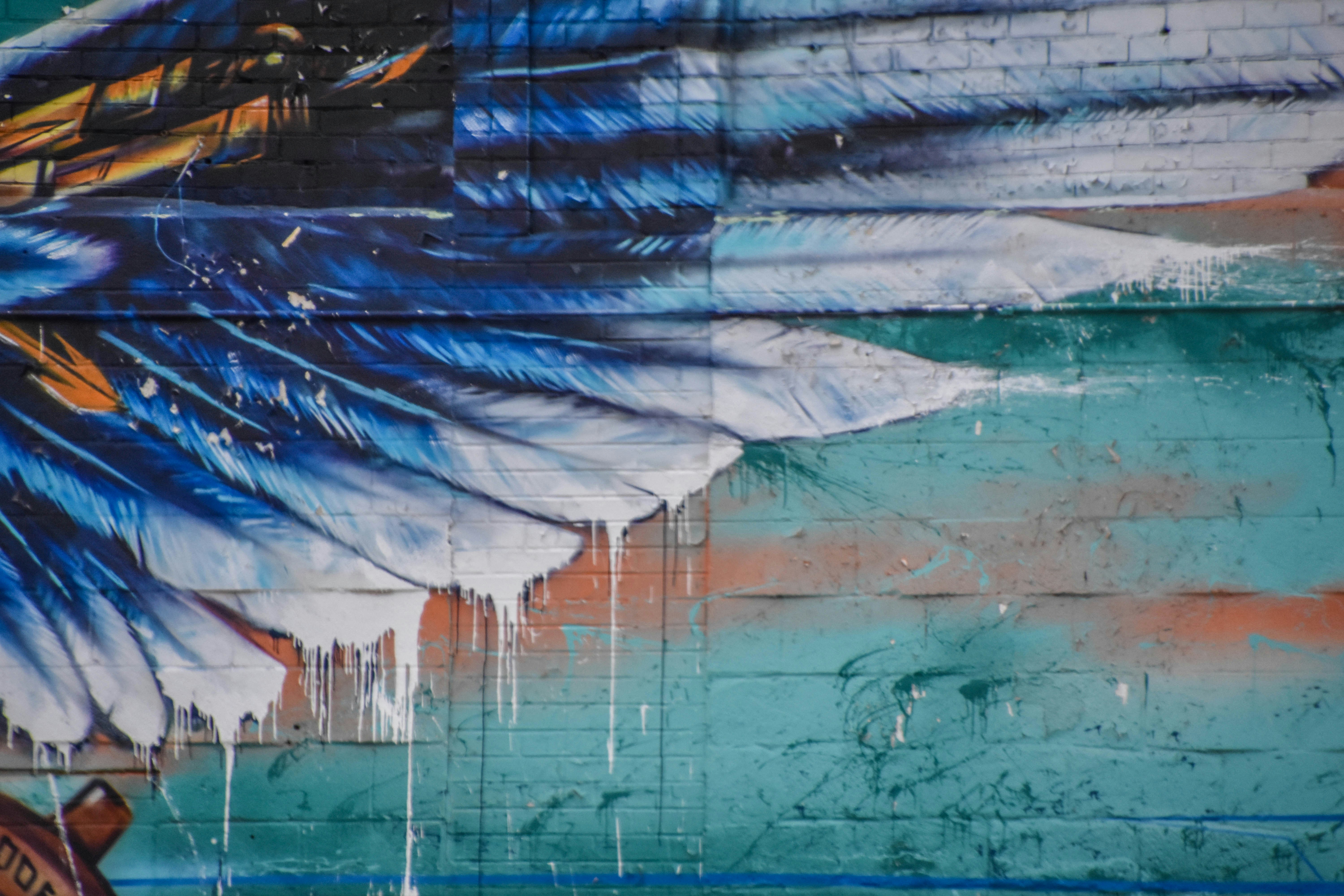 Closing Fade of a Winged Graffiti