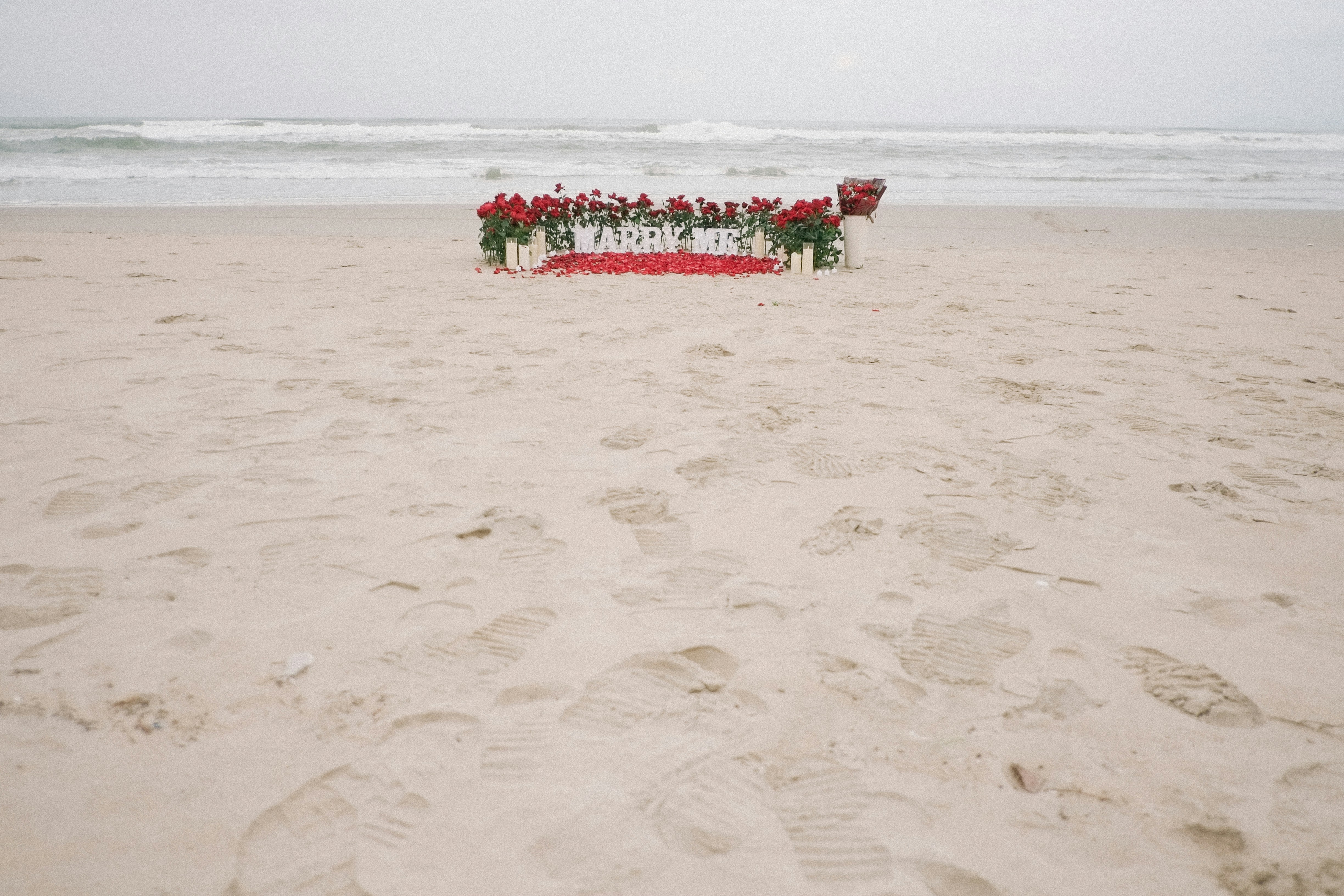 Floral Beach Altar on the Dunes