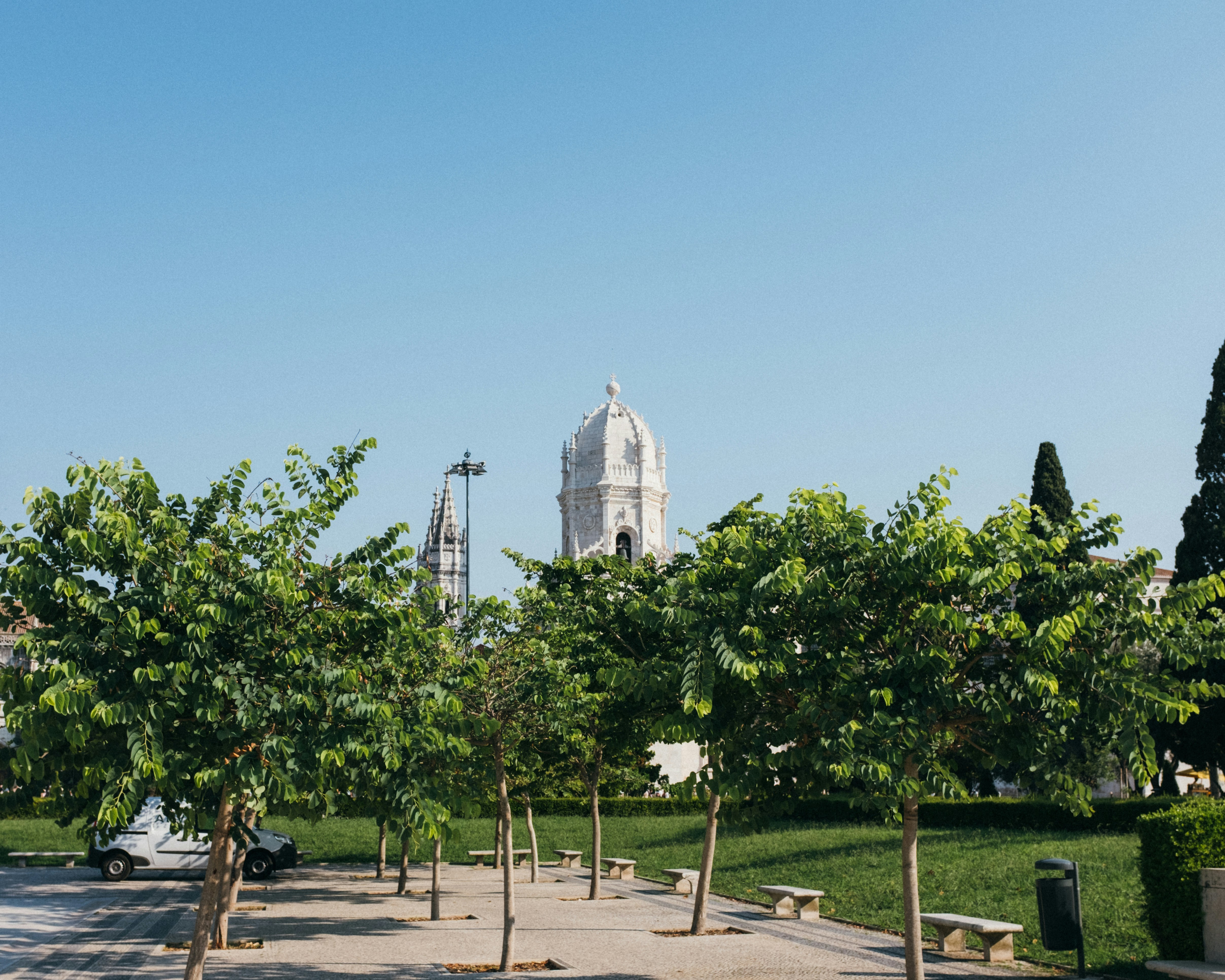 Towering White Dome Emerges Behind Orchard Avenues