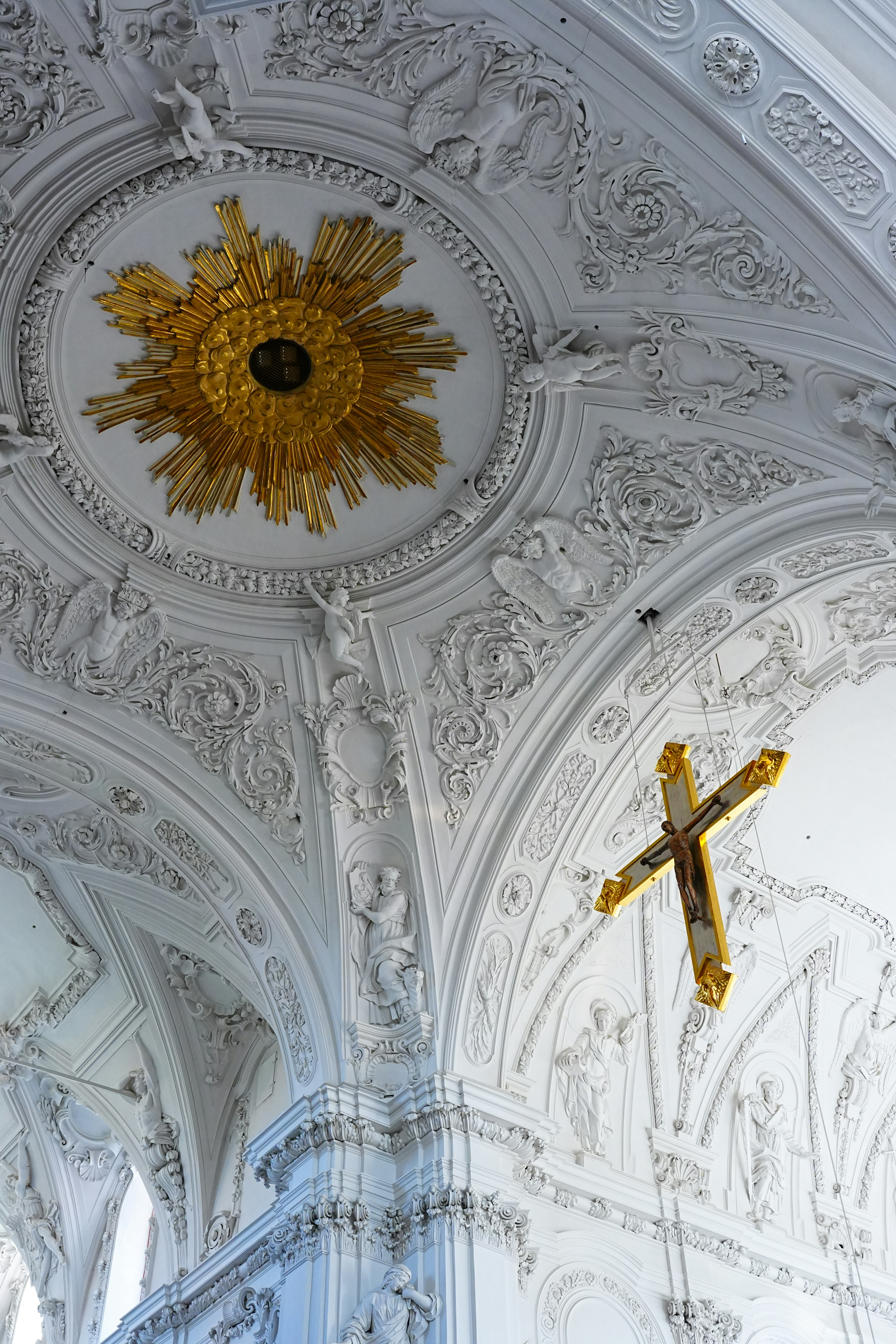 Golden Burst and Cross: An Ode to Baroque Ornament