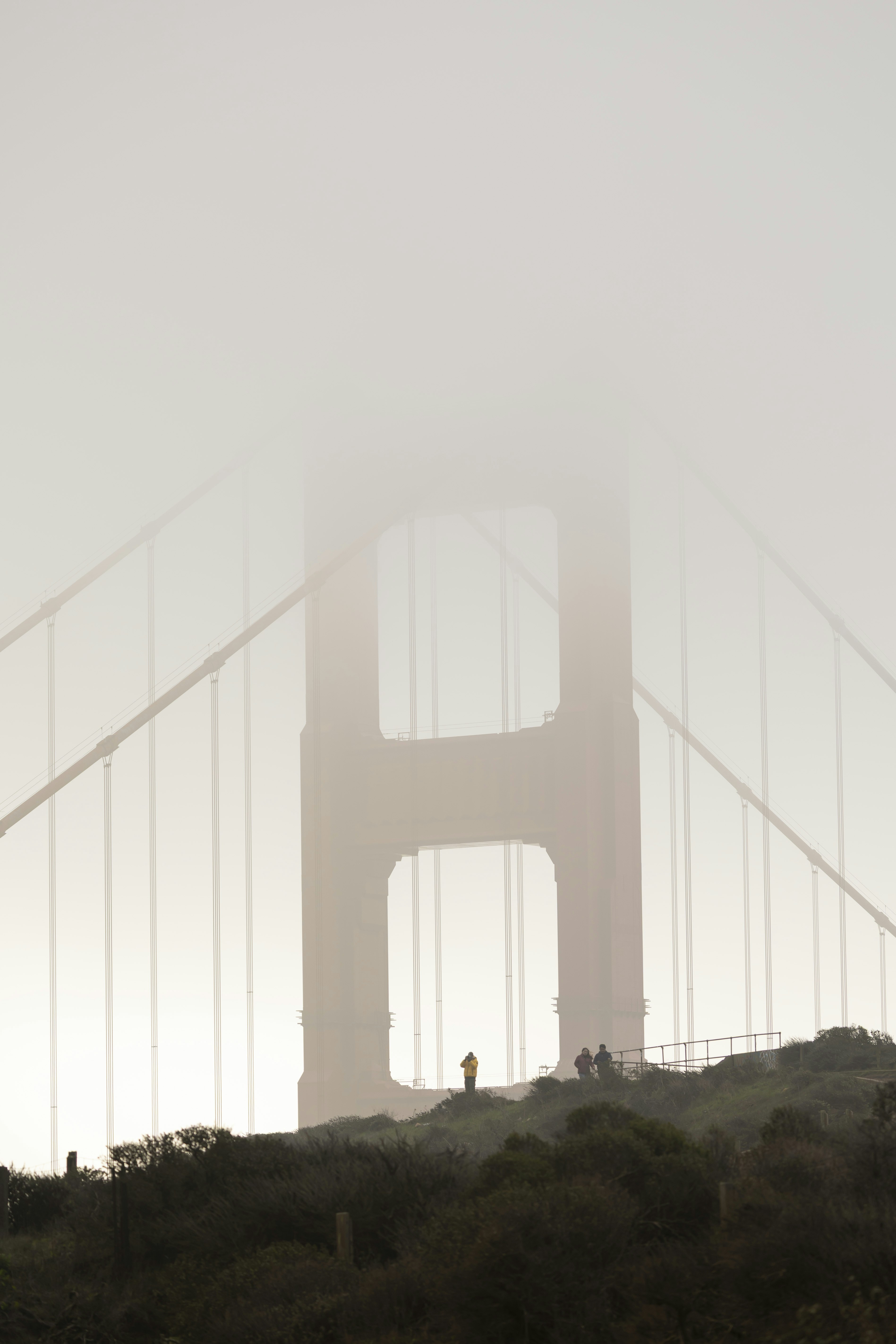 Suspended Glow: The Golden Gate in Quiet Hush