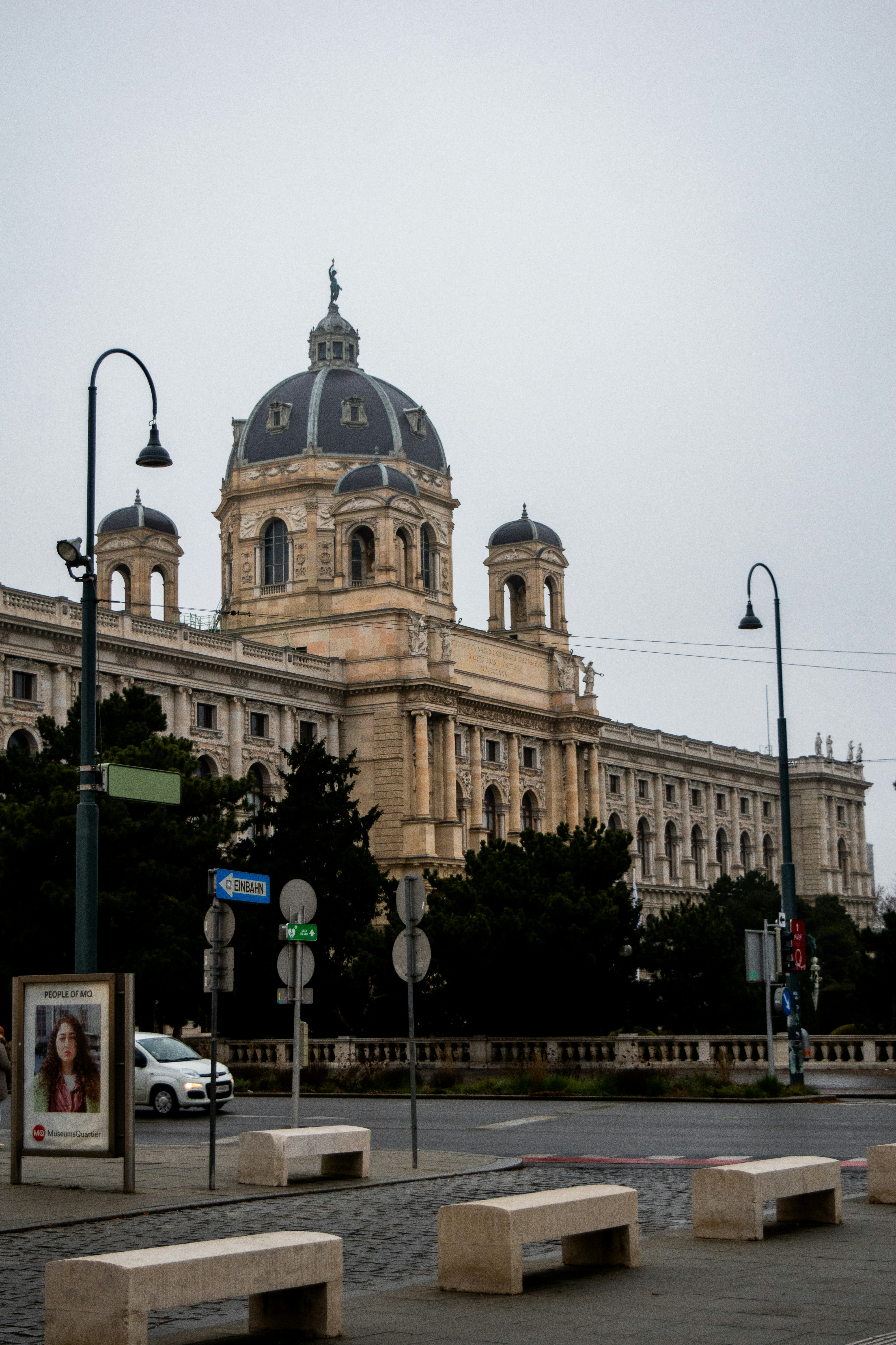 Beaux-Arts Domes Loom Over Quiet Street