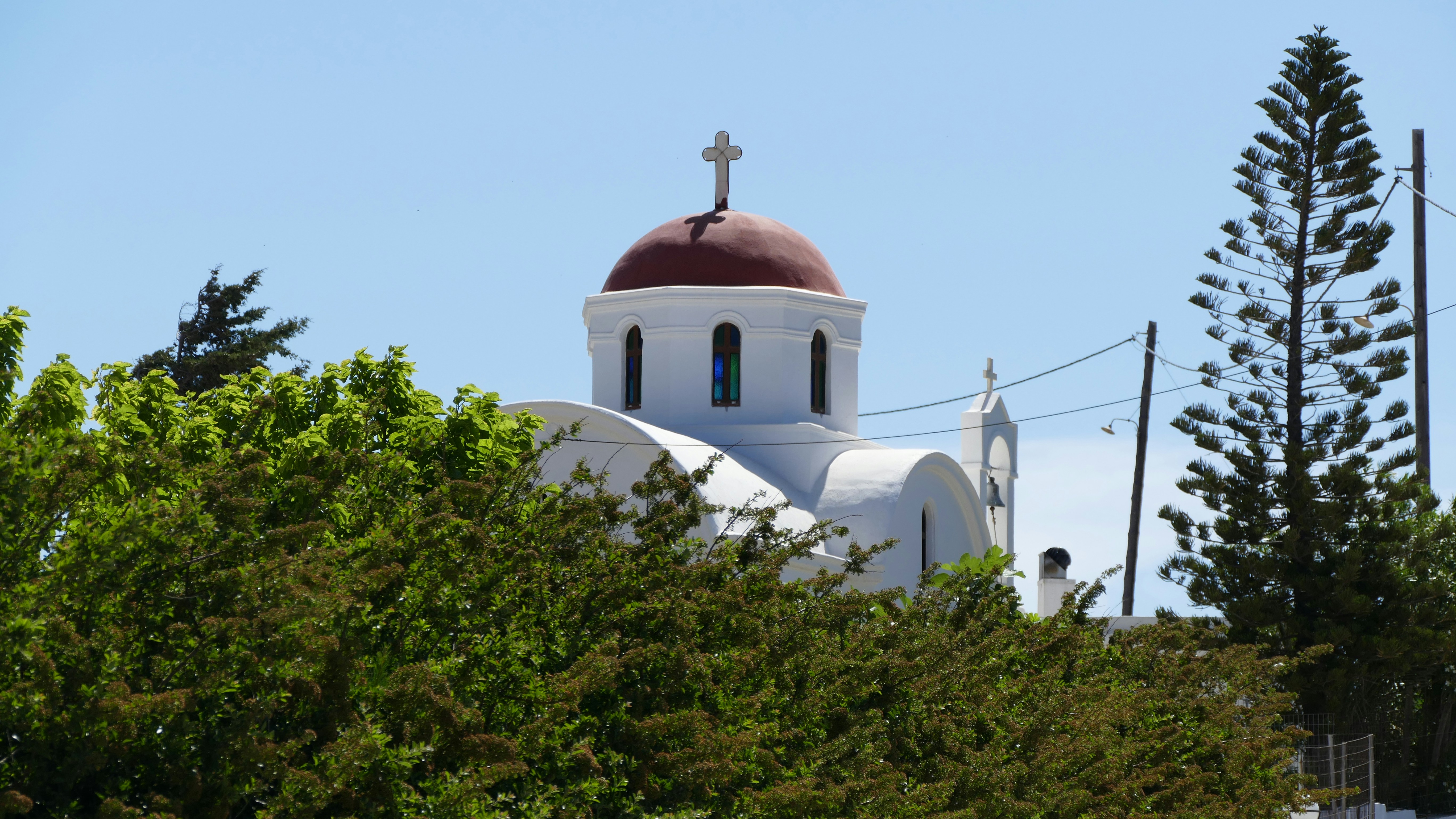 Typical Greek church on Karpathos