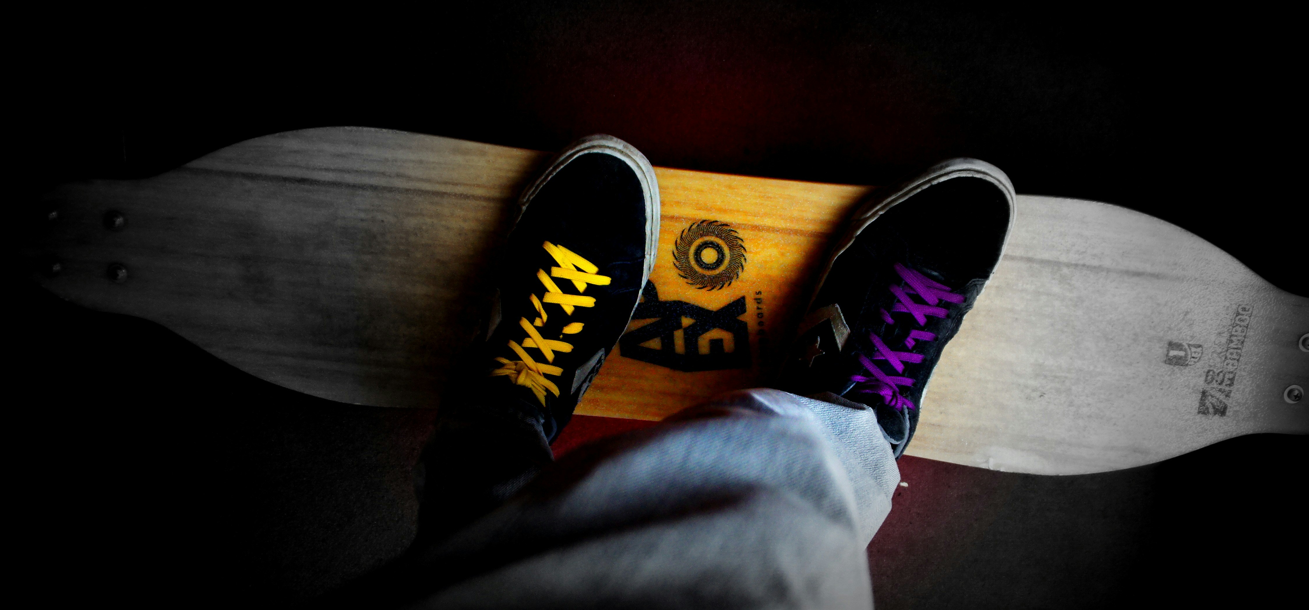 Between the Rails: Feet and the Board in Low Light