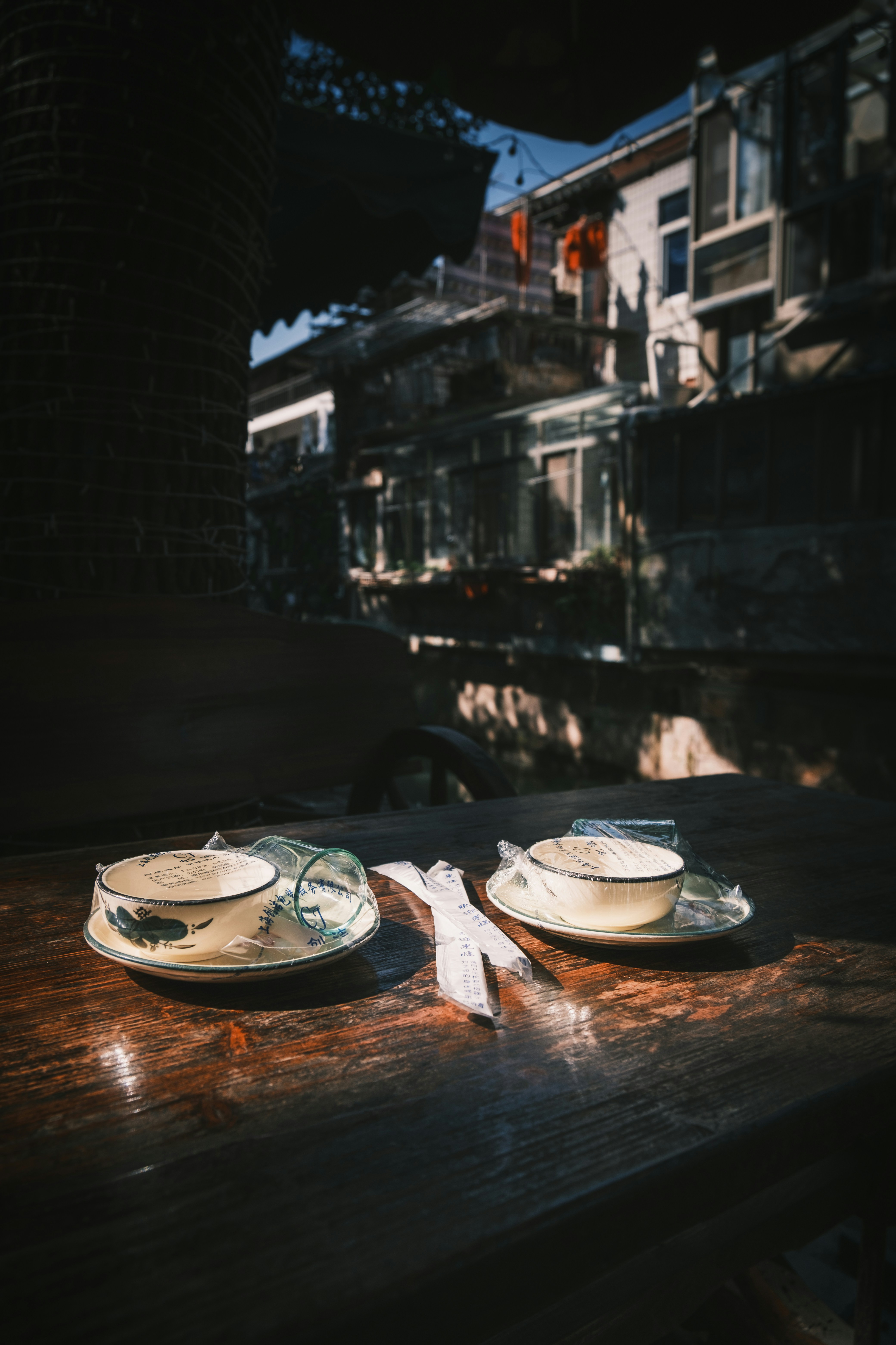 Tea for Two in Dappled Light