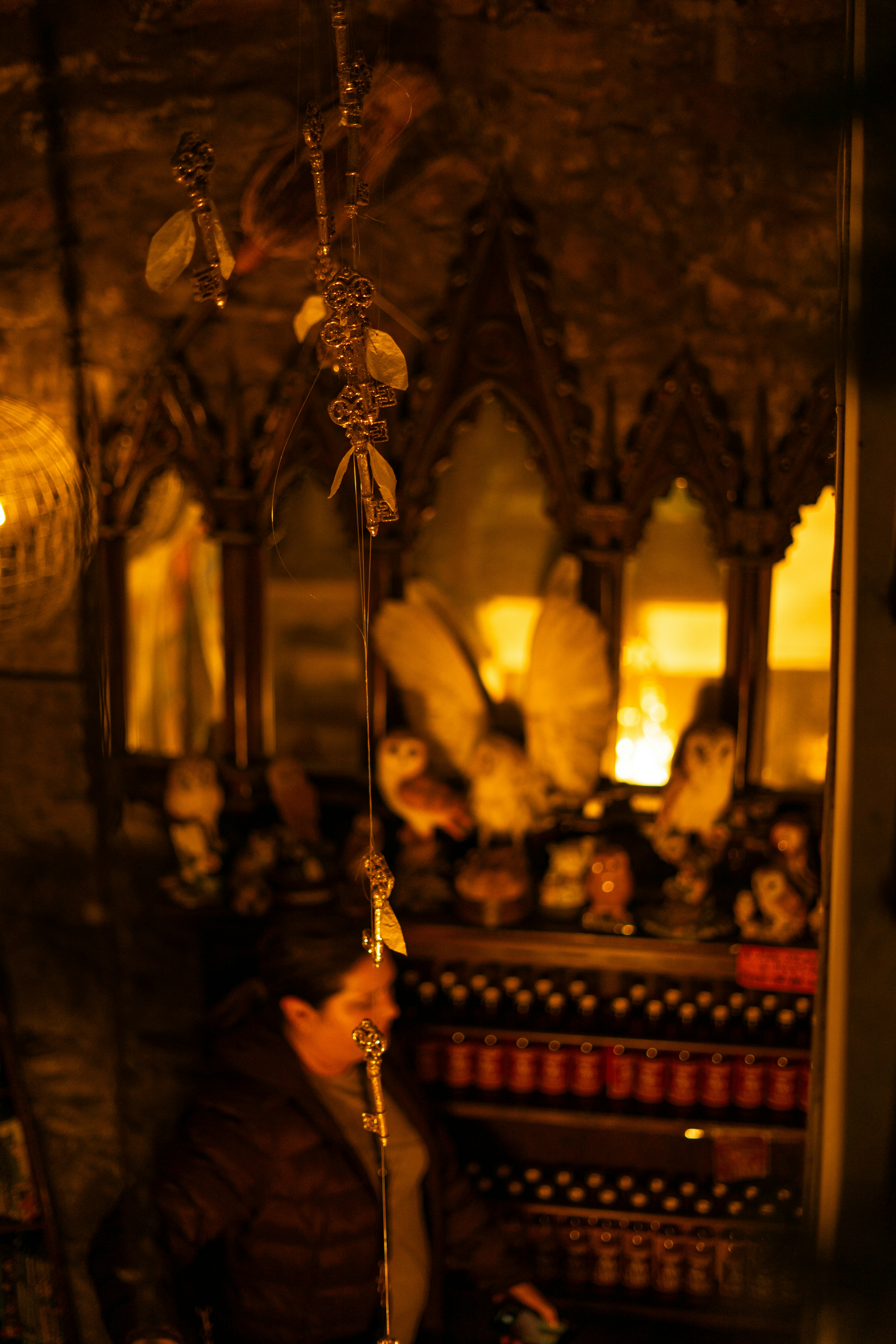 Candlelit Shrine: A Velvet Evening in the Cathedral Niche