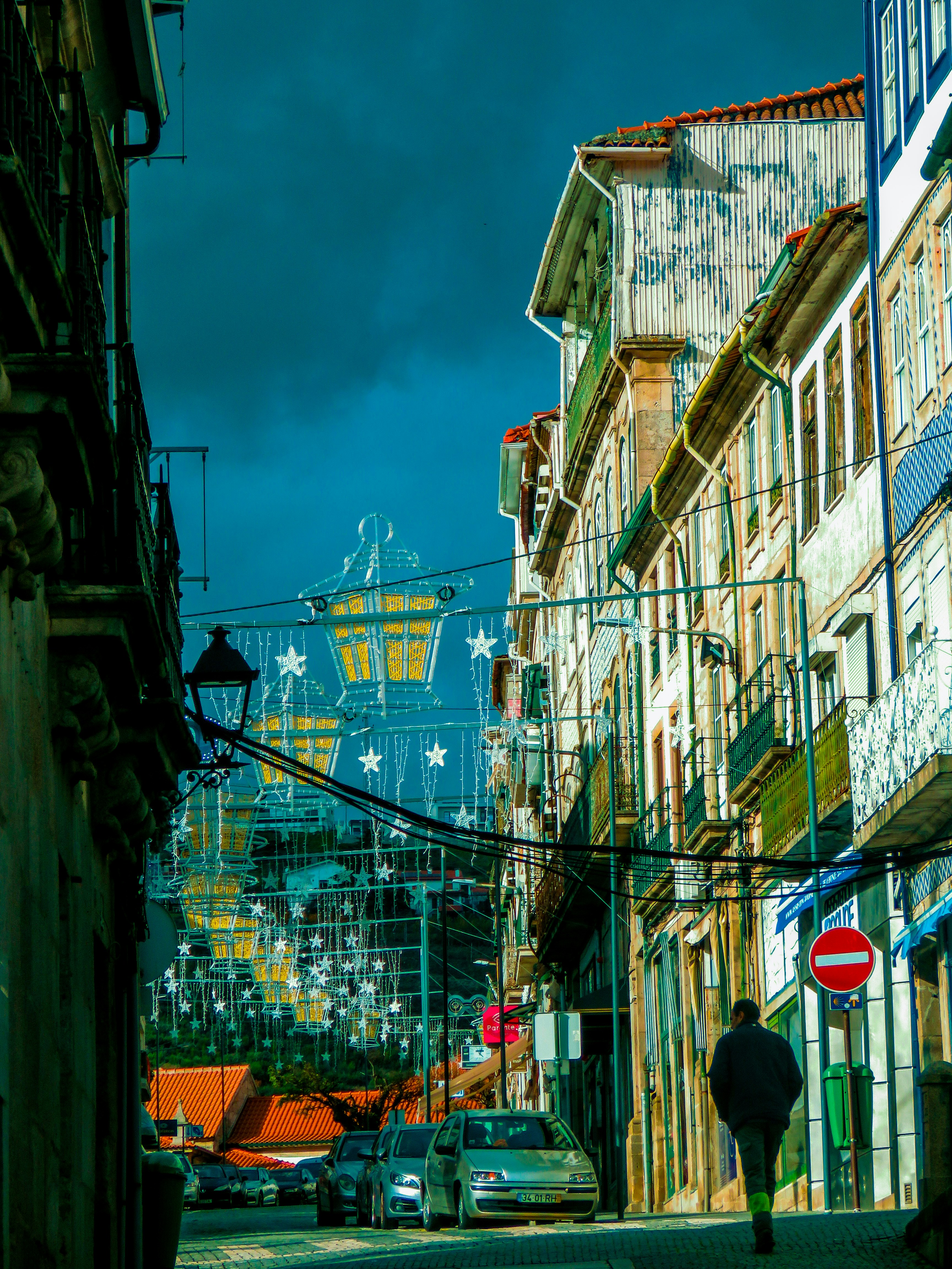 Lanterns Across the Narrow Street