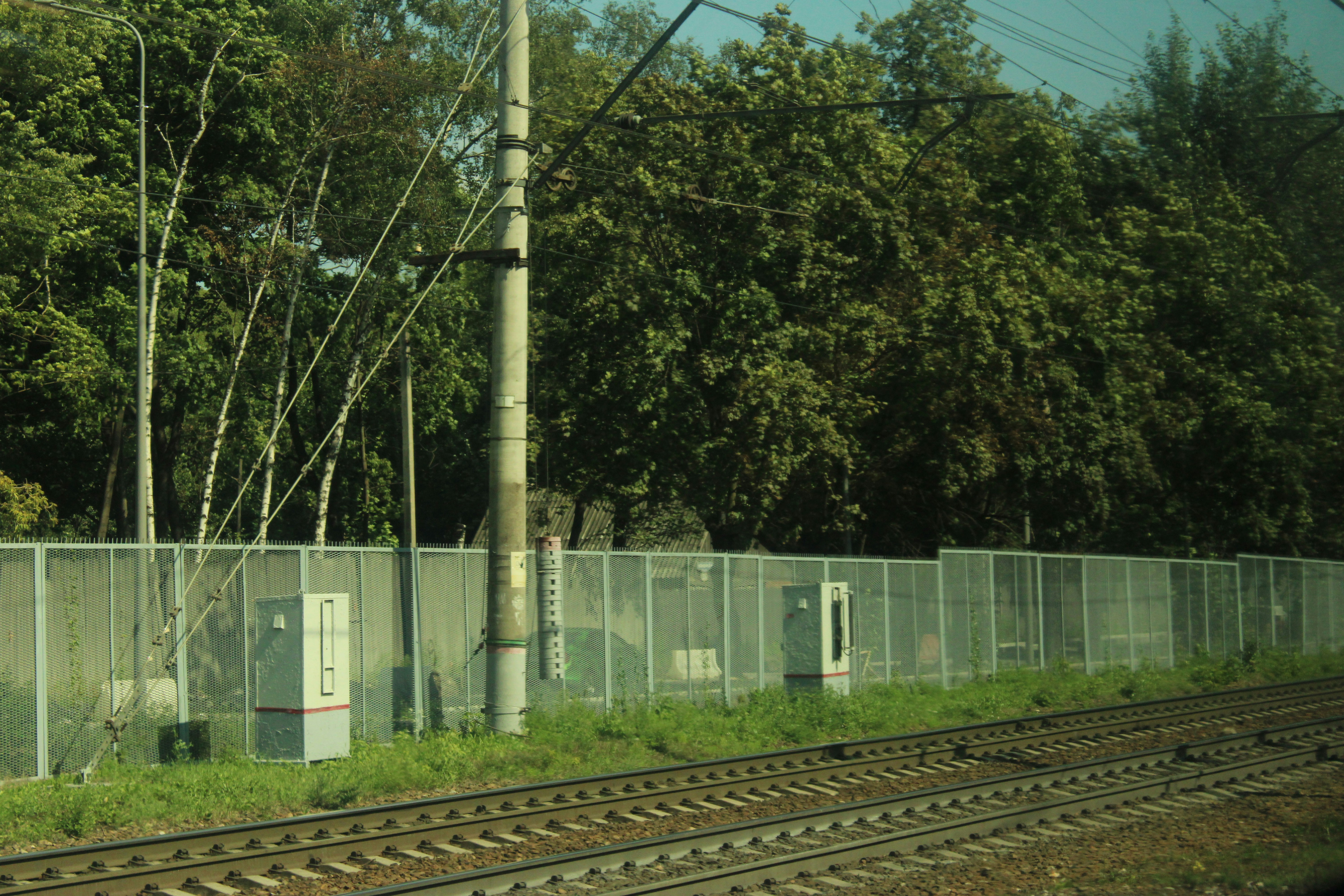 Railway Fence at Distant Horizon