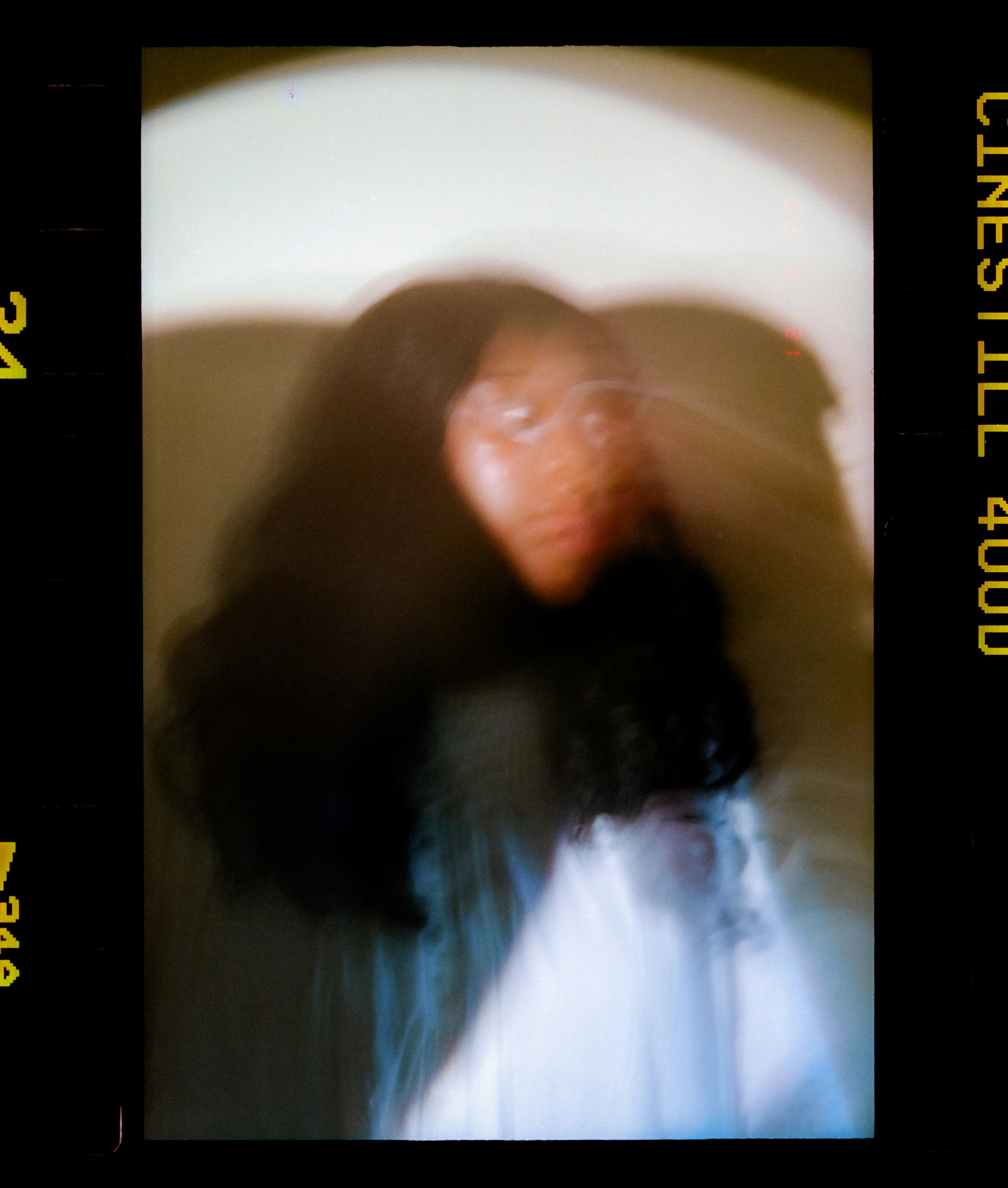 Blurred Presence: A Portrait Lost in Motion