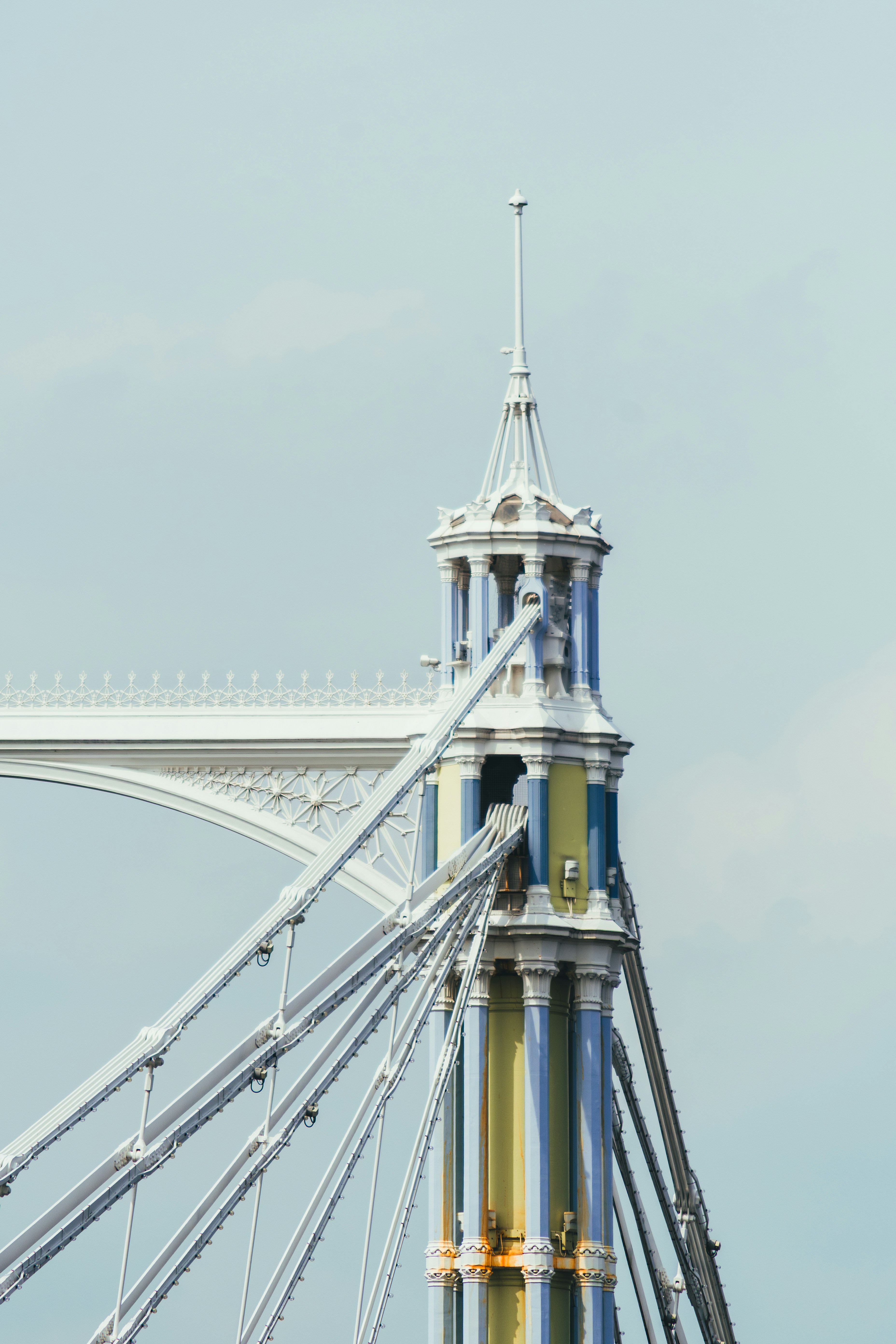 Lancet of Steel: A Spire Silhoutte Under a Quiet Sky