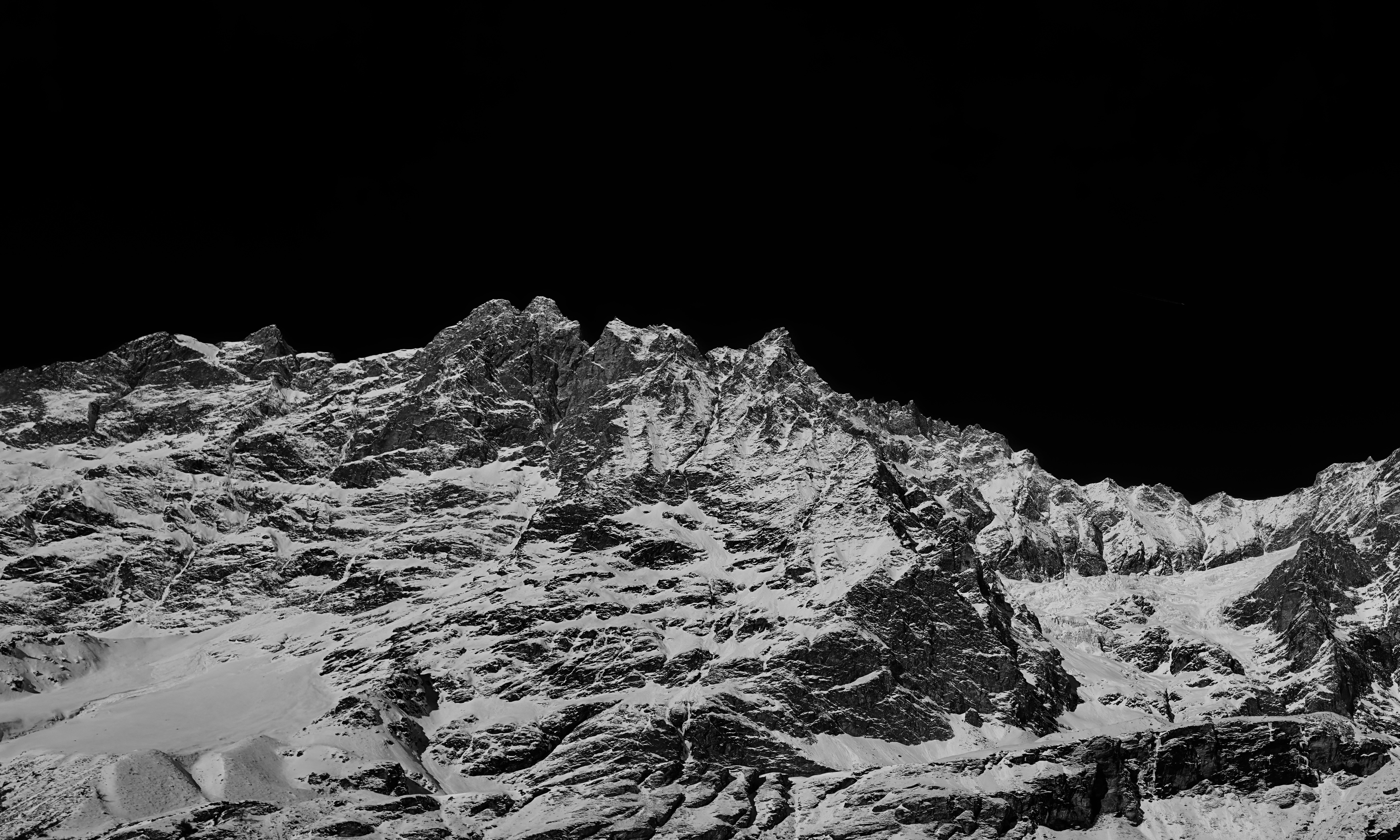 Ridge of Silence under a Void Sky