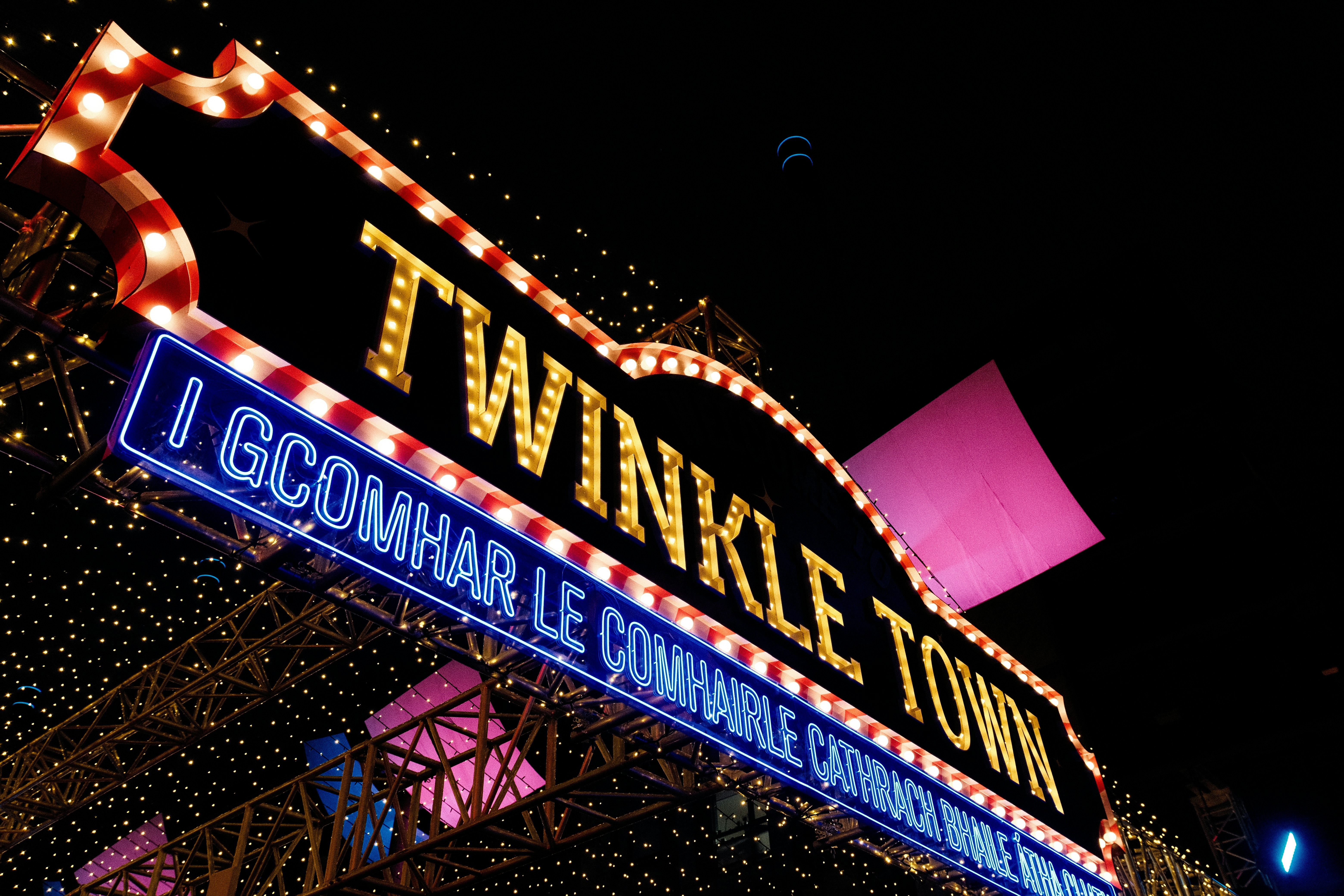 Neon Signage at Twinkletown Gateway