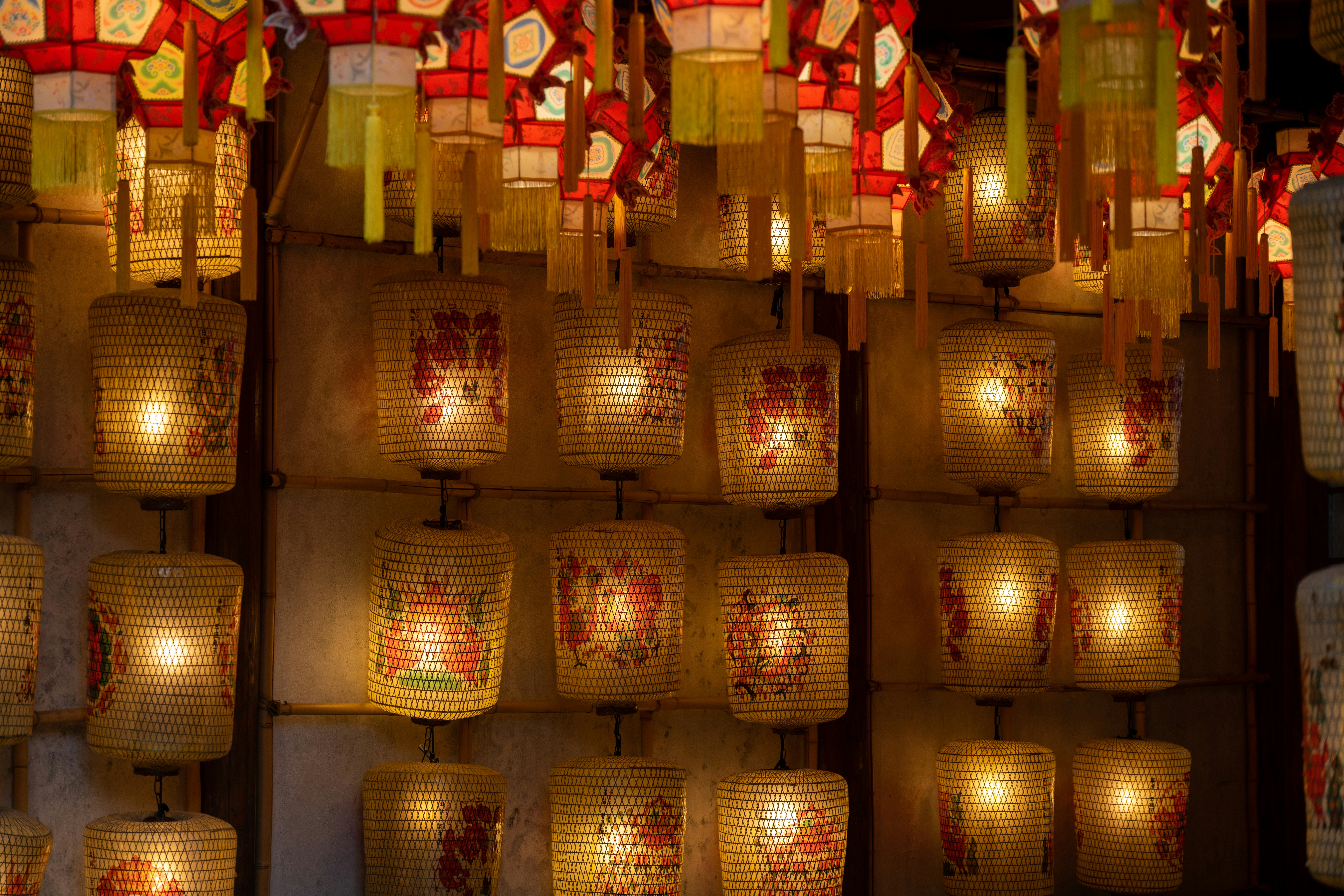 Amber Lanterns: a Rivulet of Warm Light in a Dim Corridor