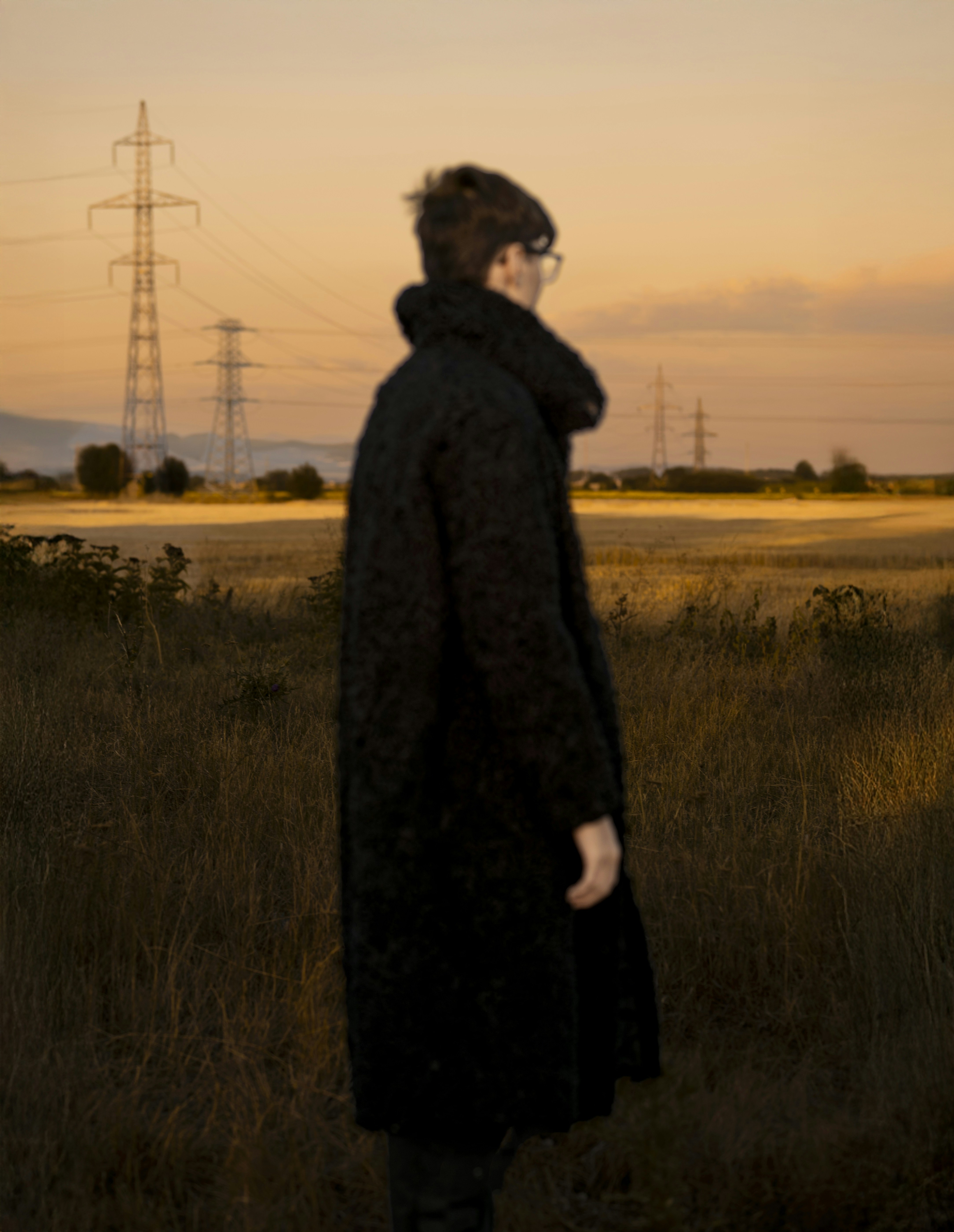 Horizon Echoes: A Quiet Walk Beneath Golden Dusk