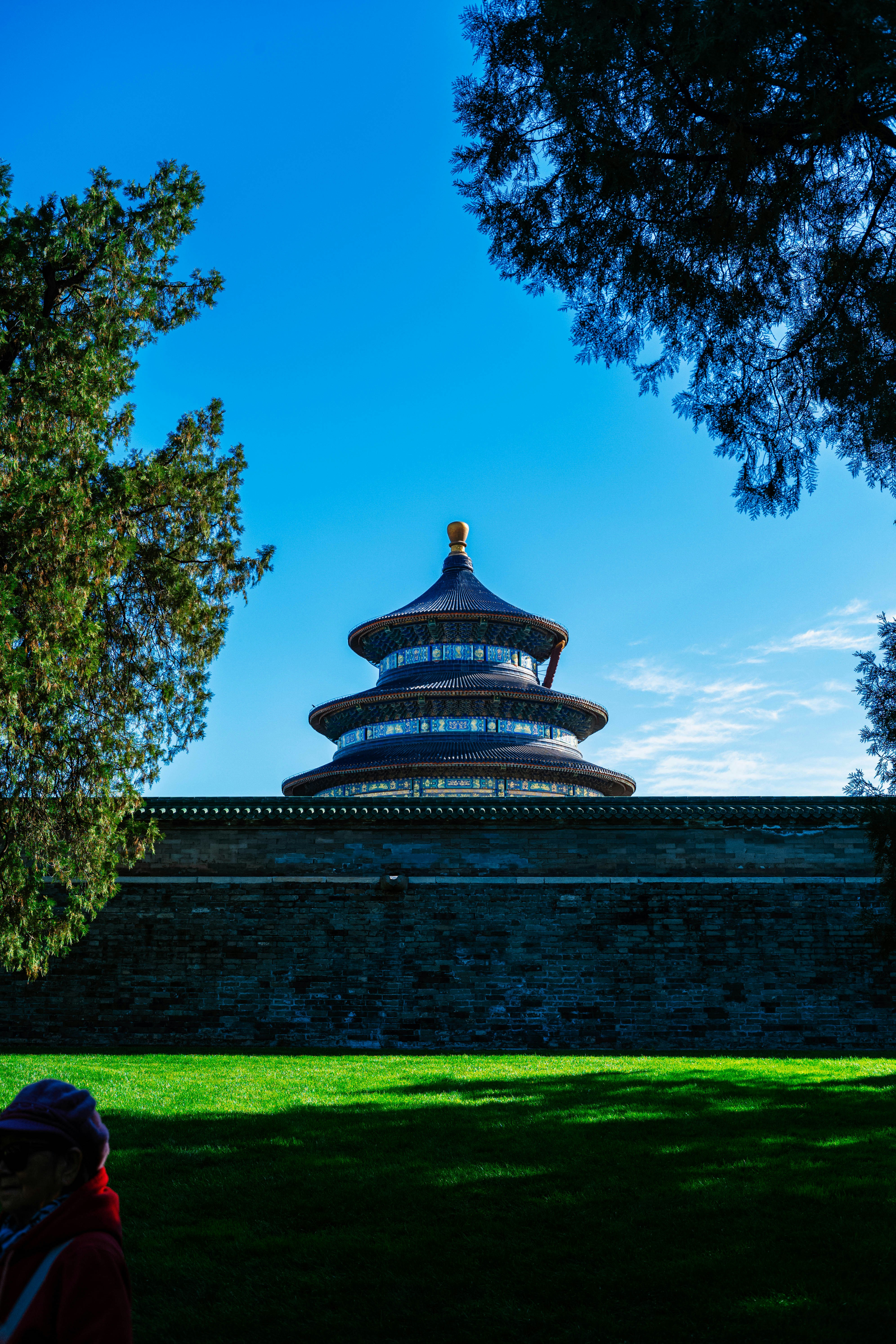 Pagoda in a Riverside Cloister: Sky, Stone, and Shade