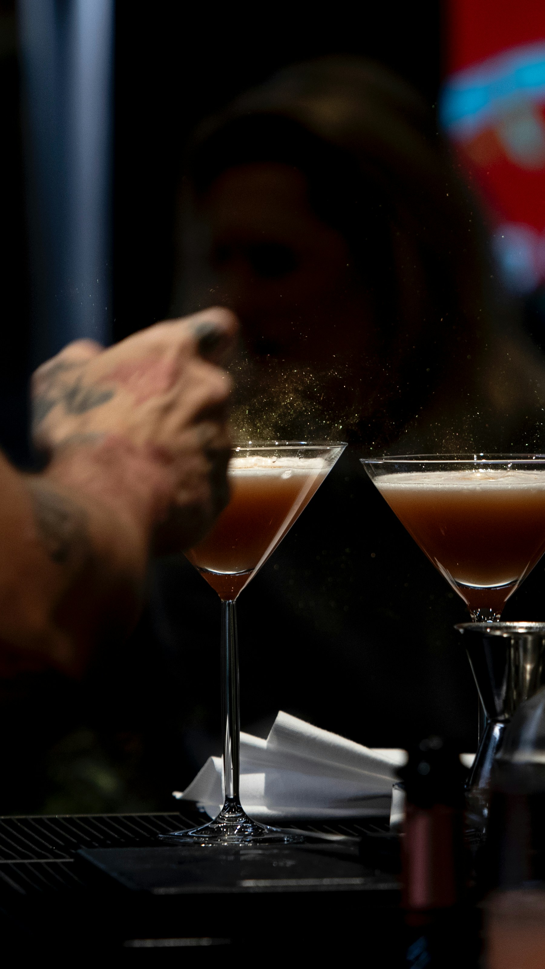 Midnight Toast: Dust of a Sip in a Dim Bar