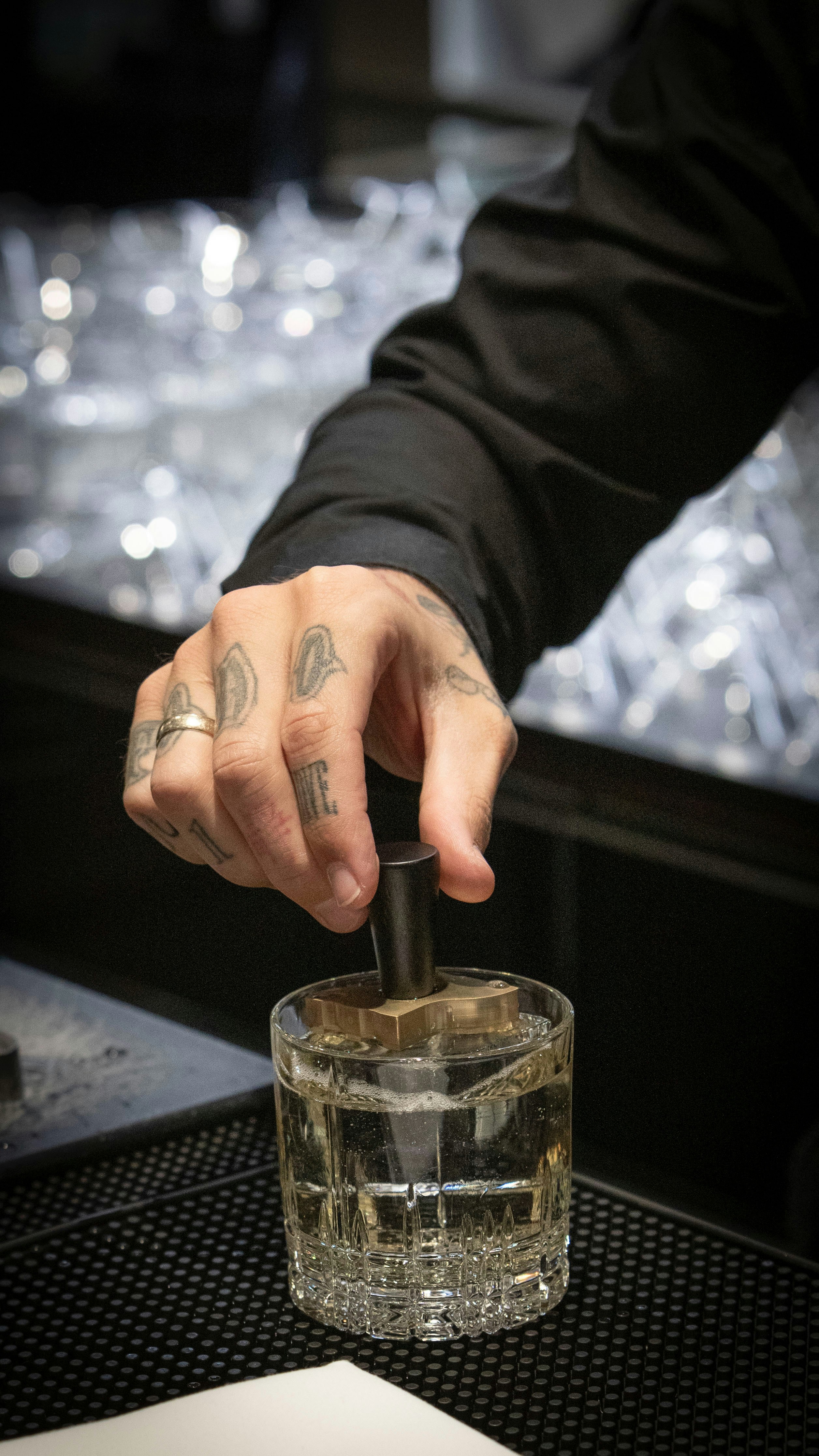 Grip and Glow: The Bar Keeper's Focus