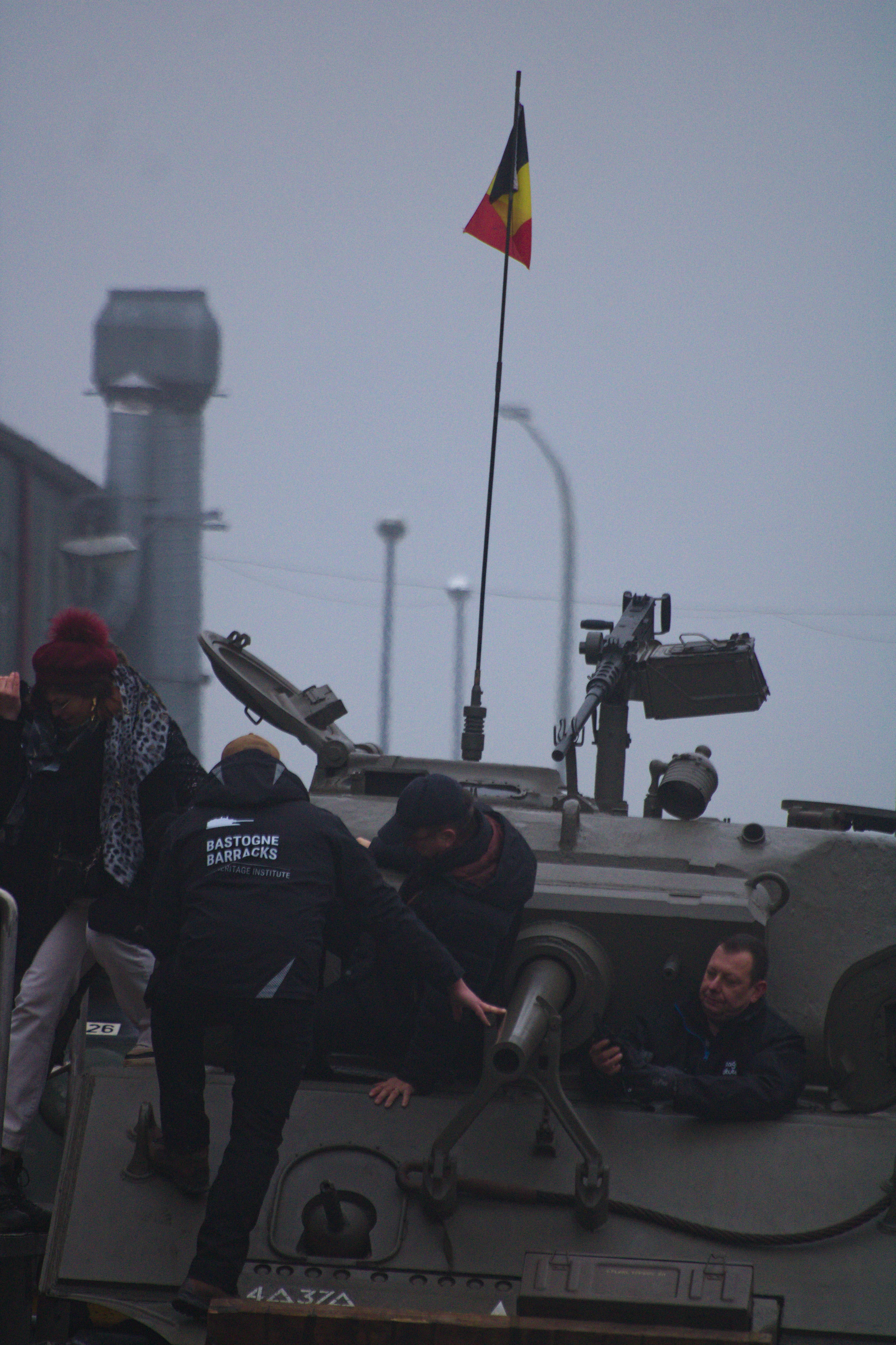 Une démonstration de plusieurs machines de guerre impressionnantes au Bastogne Barracks et du matériel militaire en ce mois de Décembre 2026