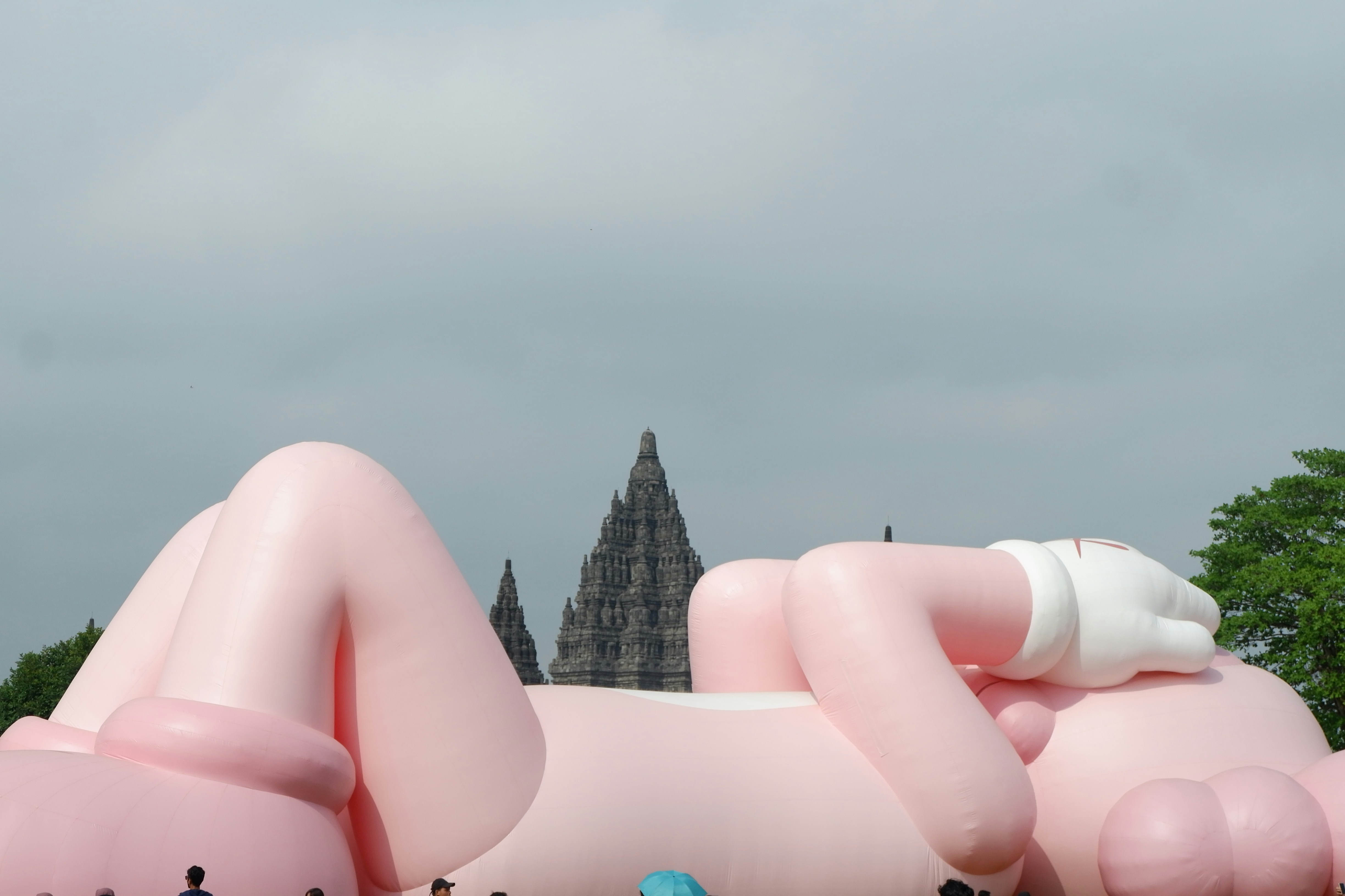 KAWS Indonesia Holiday in Prambanan Temple