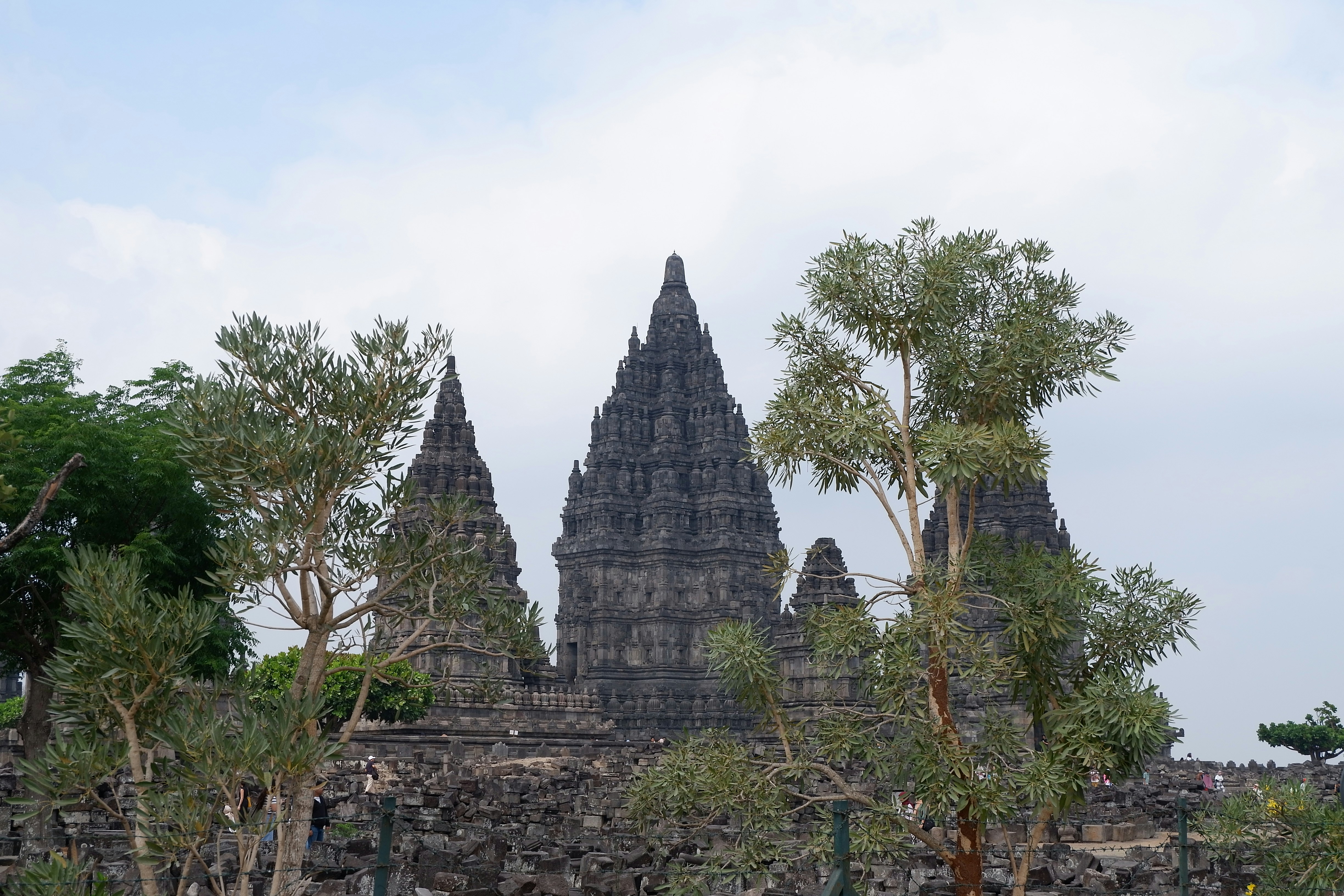 Beautiful view of Prambanan Temple