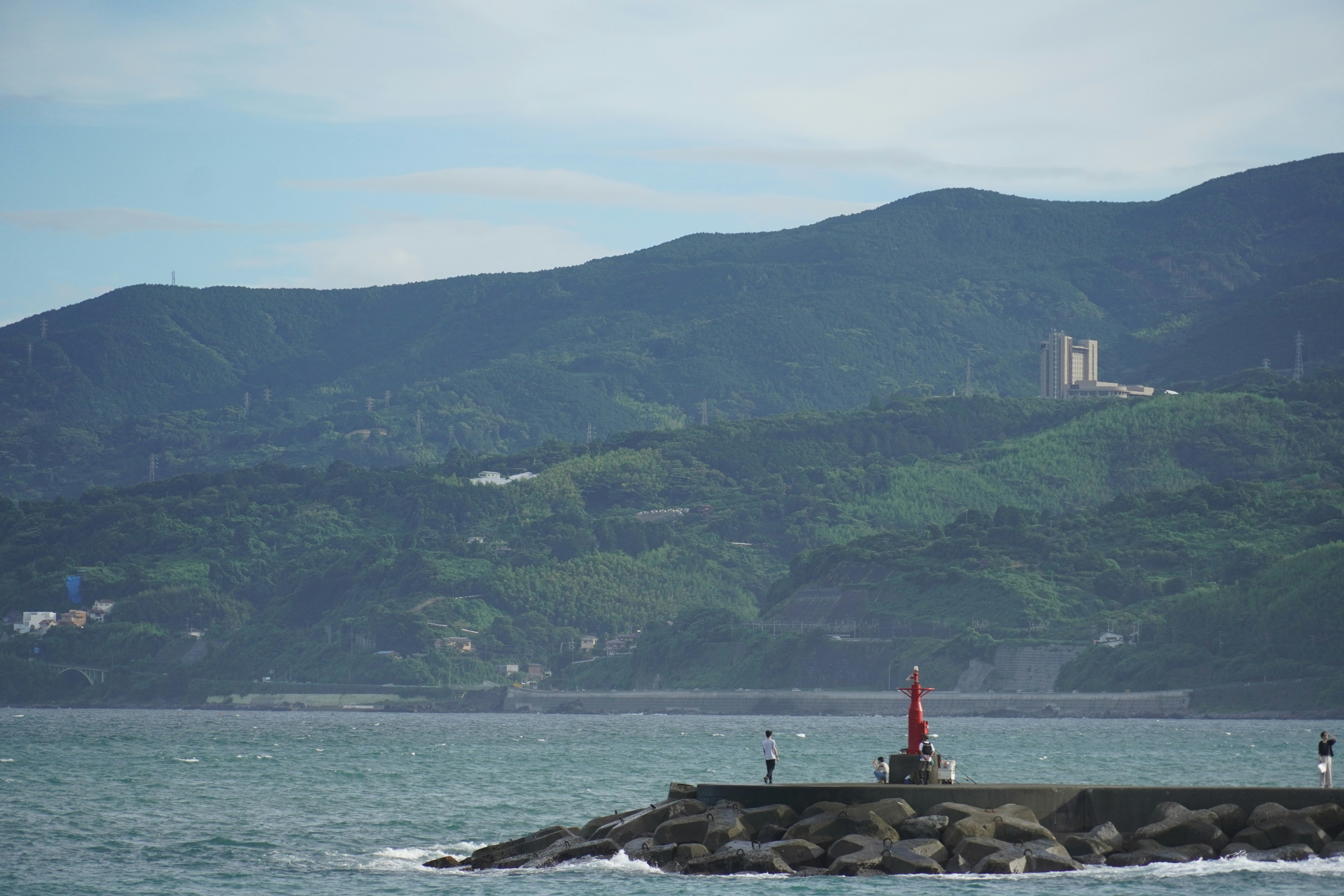 Coastal Breakwater at Distant Hills