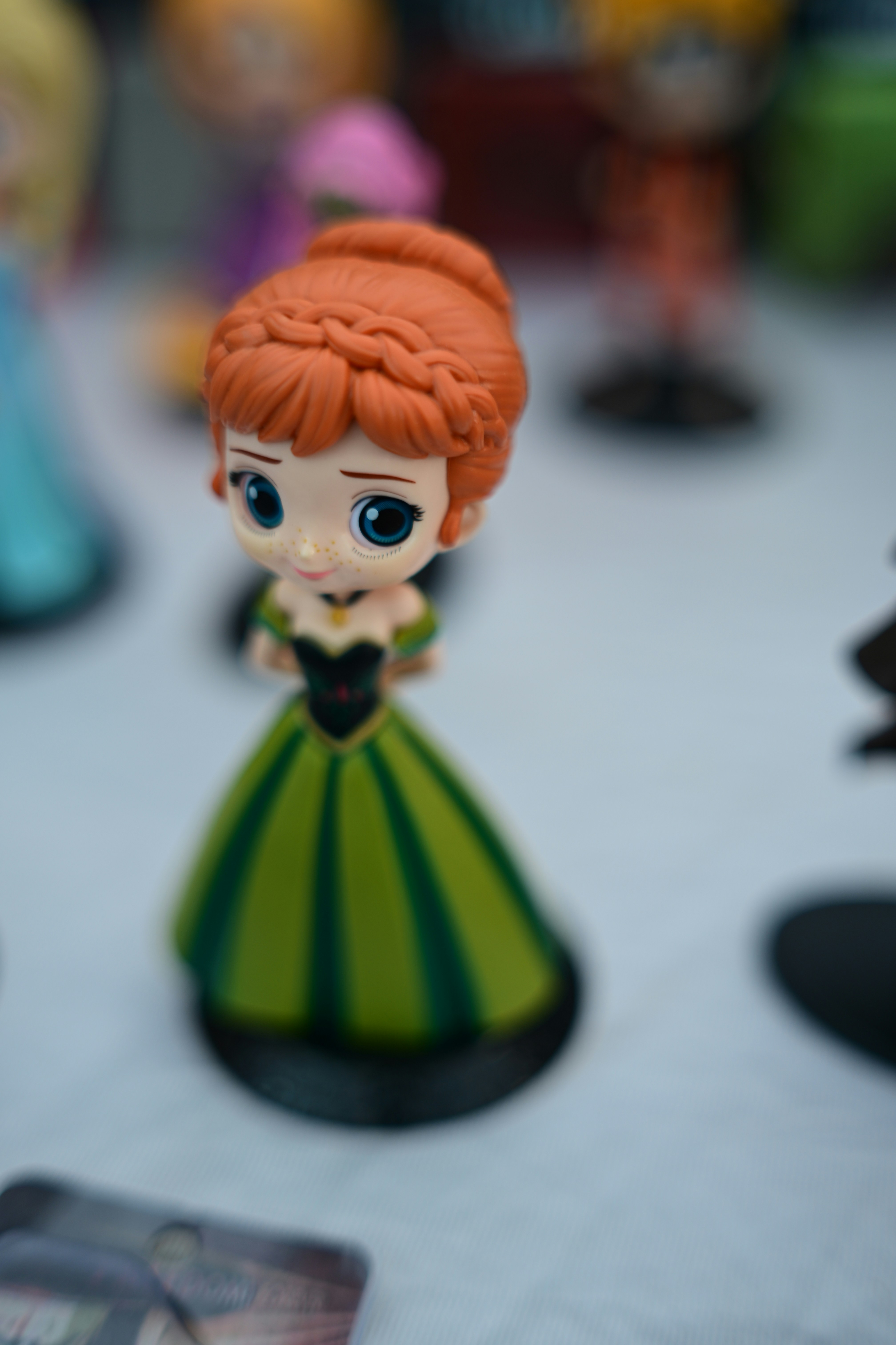 Princess in Focus: A Toy Figurine Under Soft, Centered Light